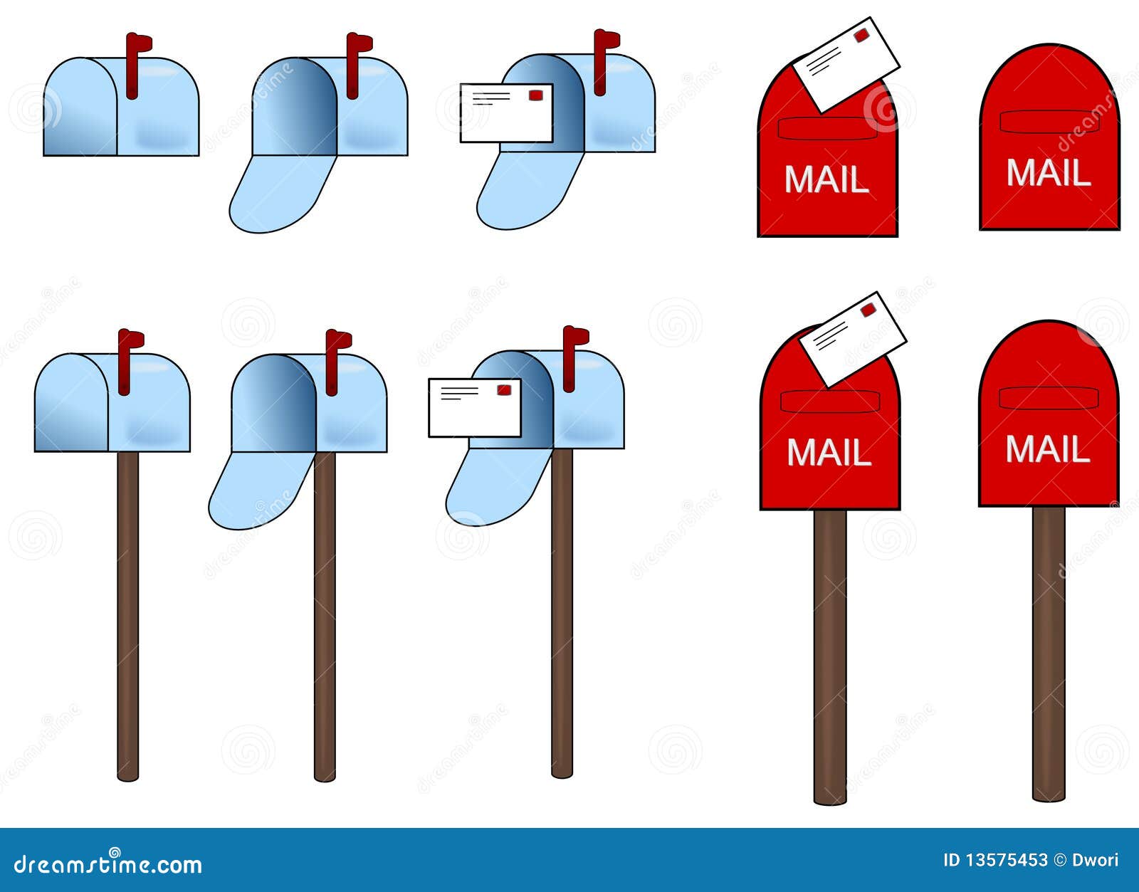 Mailboxes Icons Stock Illustrations – 43 Mailboxes Icons Stock ...