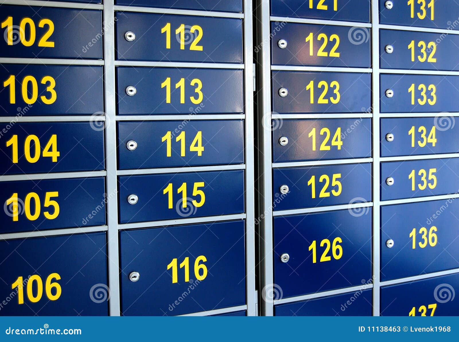 Mailboxes at the Post Office Stock Image - Image of office, abstract ...