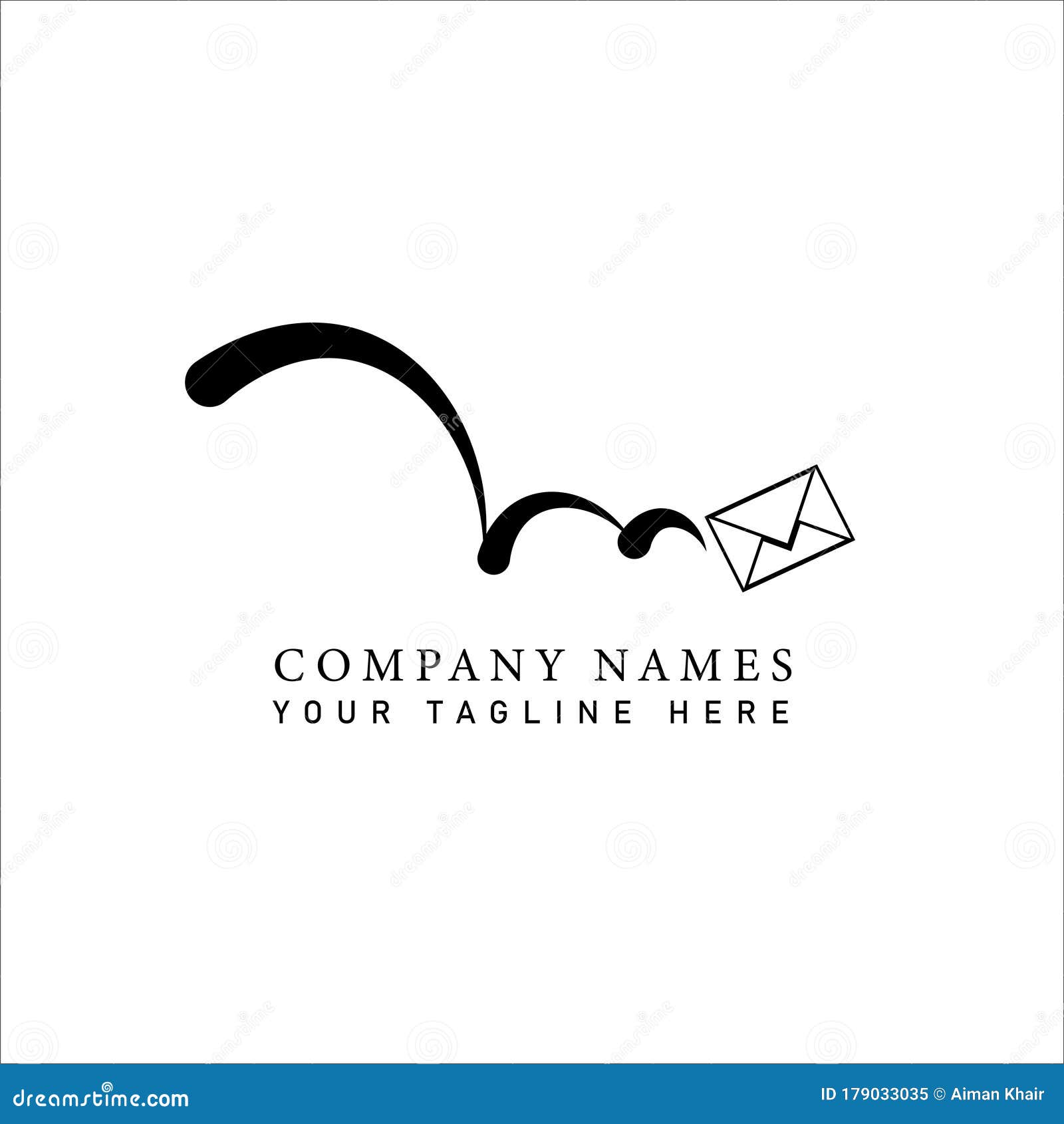 Mailing Company Logo Template Concept Design Illustration Vector on ...