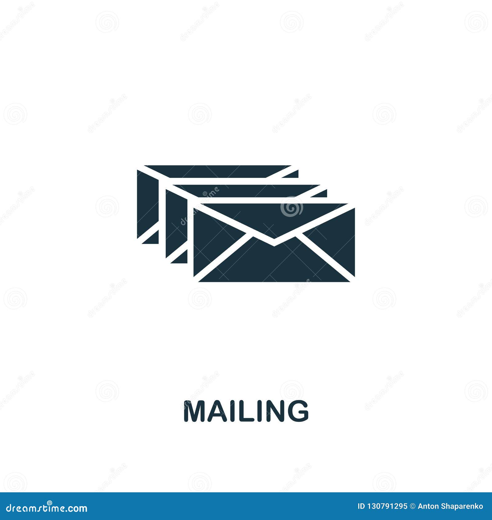 Mailing Icon. Premium Style Design from Advertising Icon Collection. UI ...