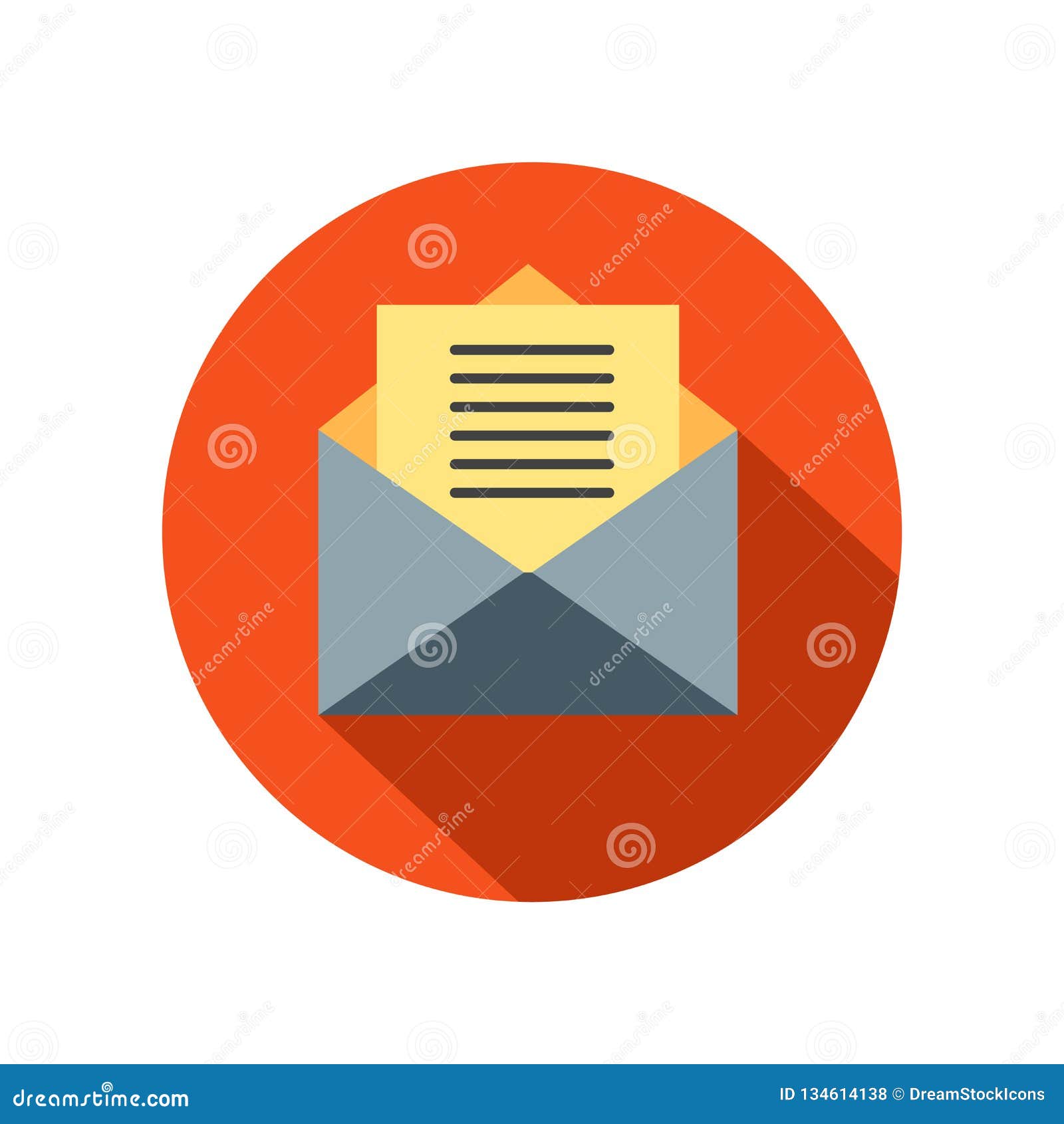 Mailing Icon Vector Sign and Symbol Isolated on White Background Stock ...