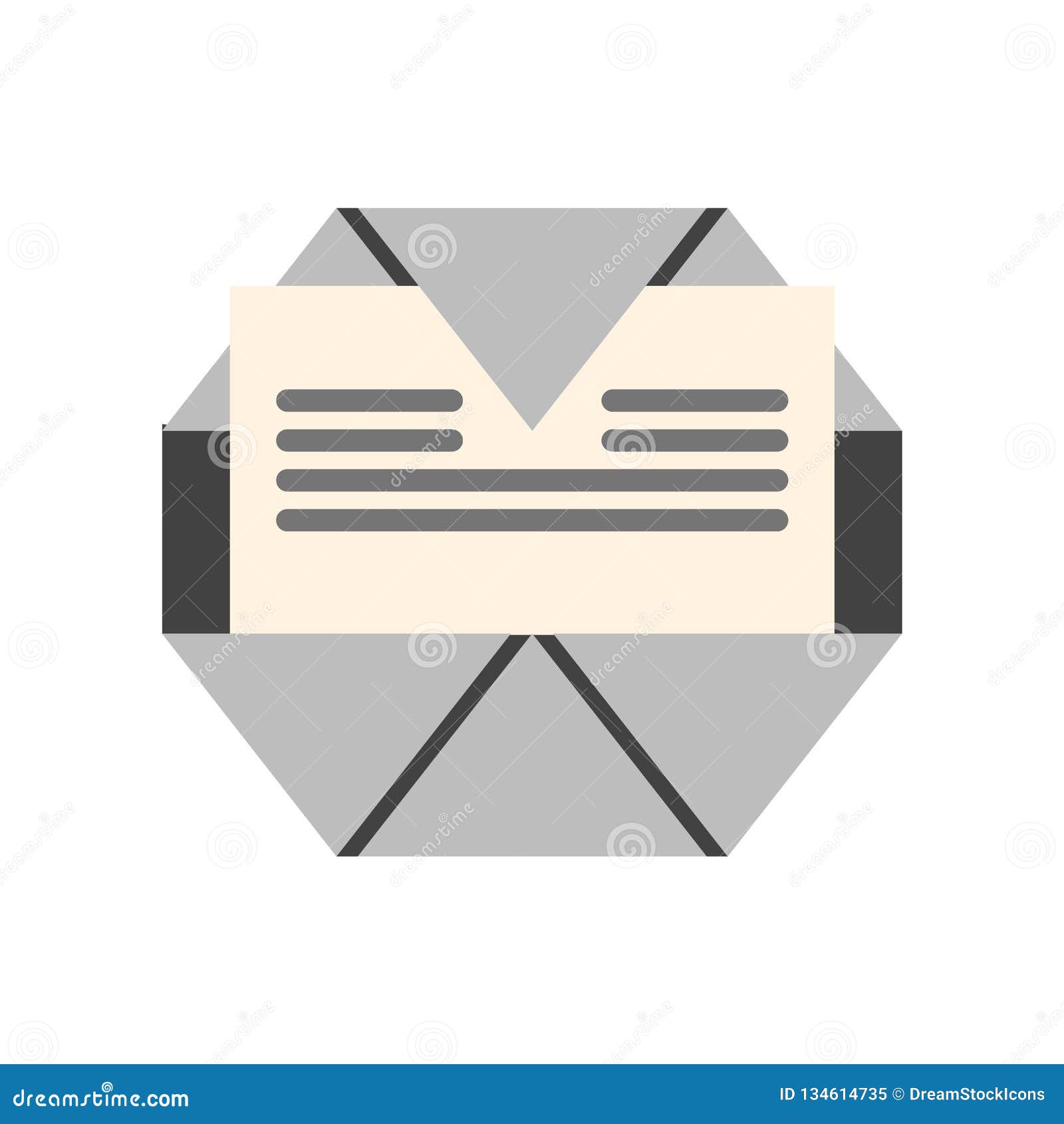 Mailing Icon Vector Sign and Symbol Isolated on White Background Stock ...