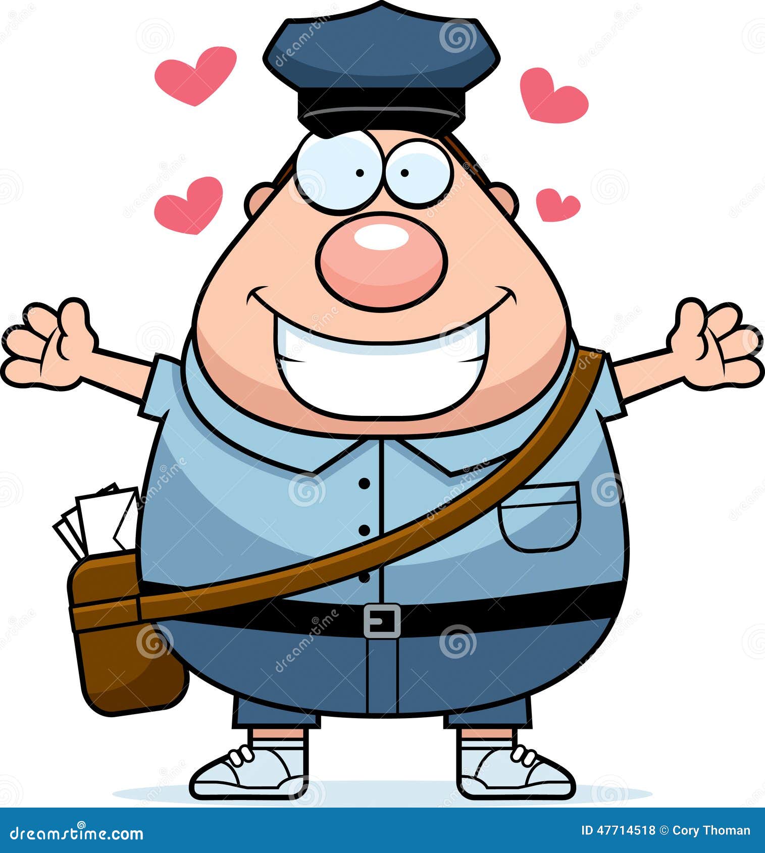 Simple Mailman Cartoon