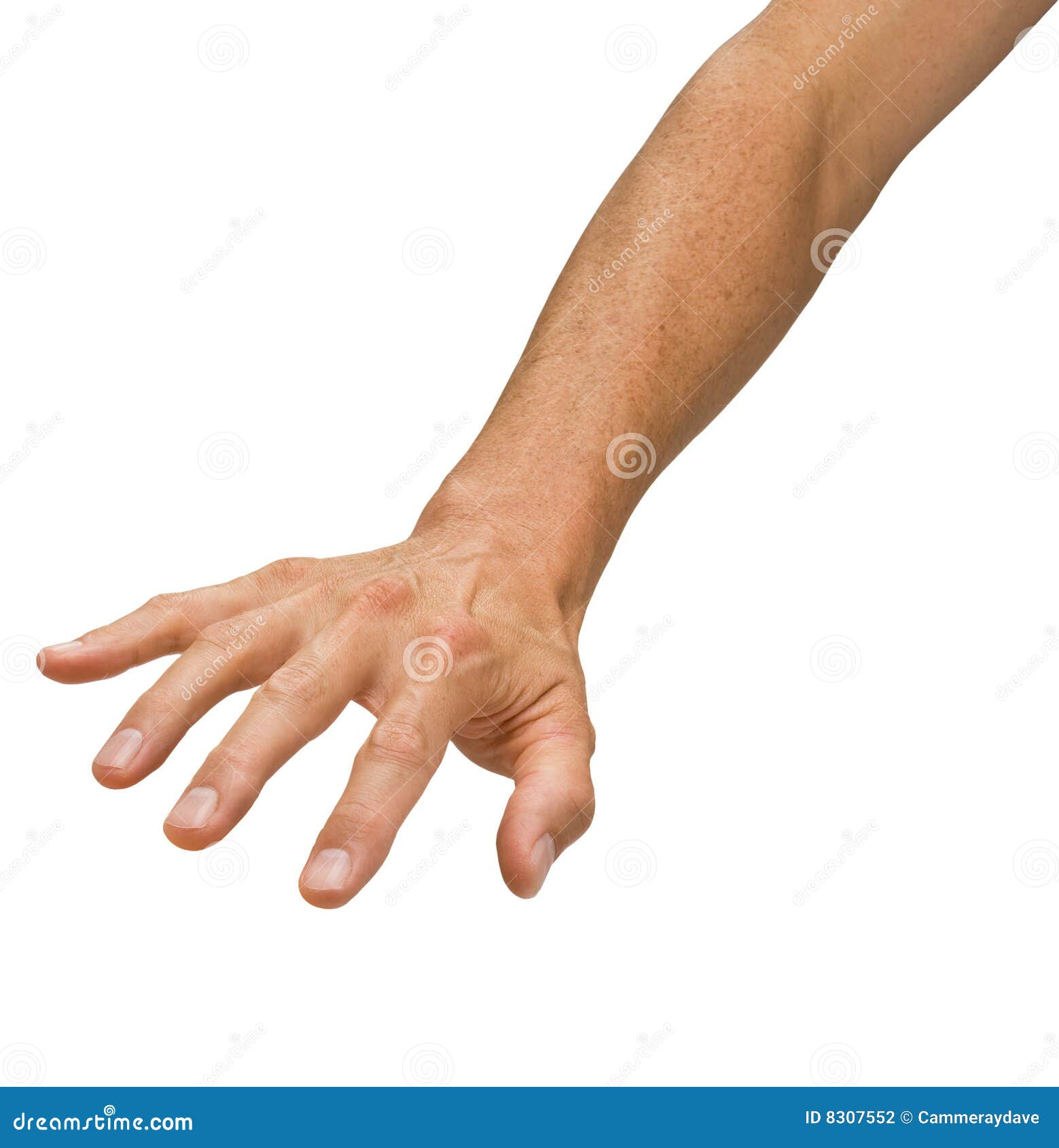 Main Atteignant Vers Le Bas Photo stock - Image du homme, tapotement ...