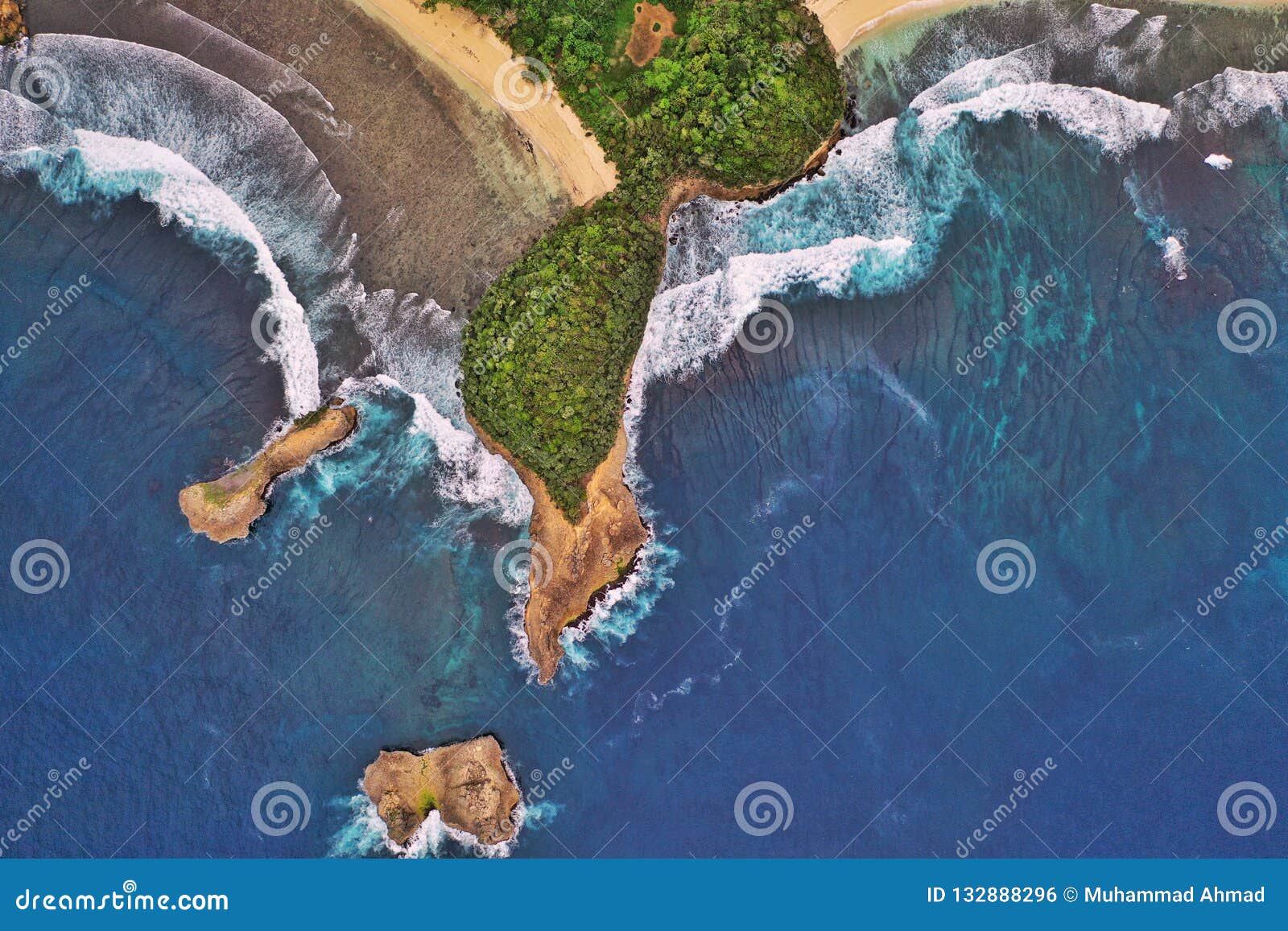 Balekambang Beach East Java Indonesia Stock Photo - Image of natural ...