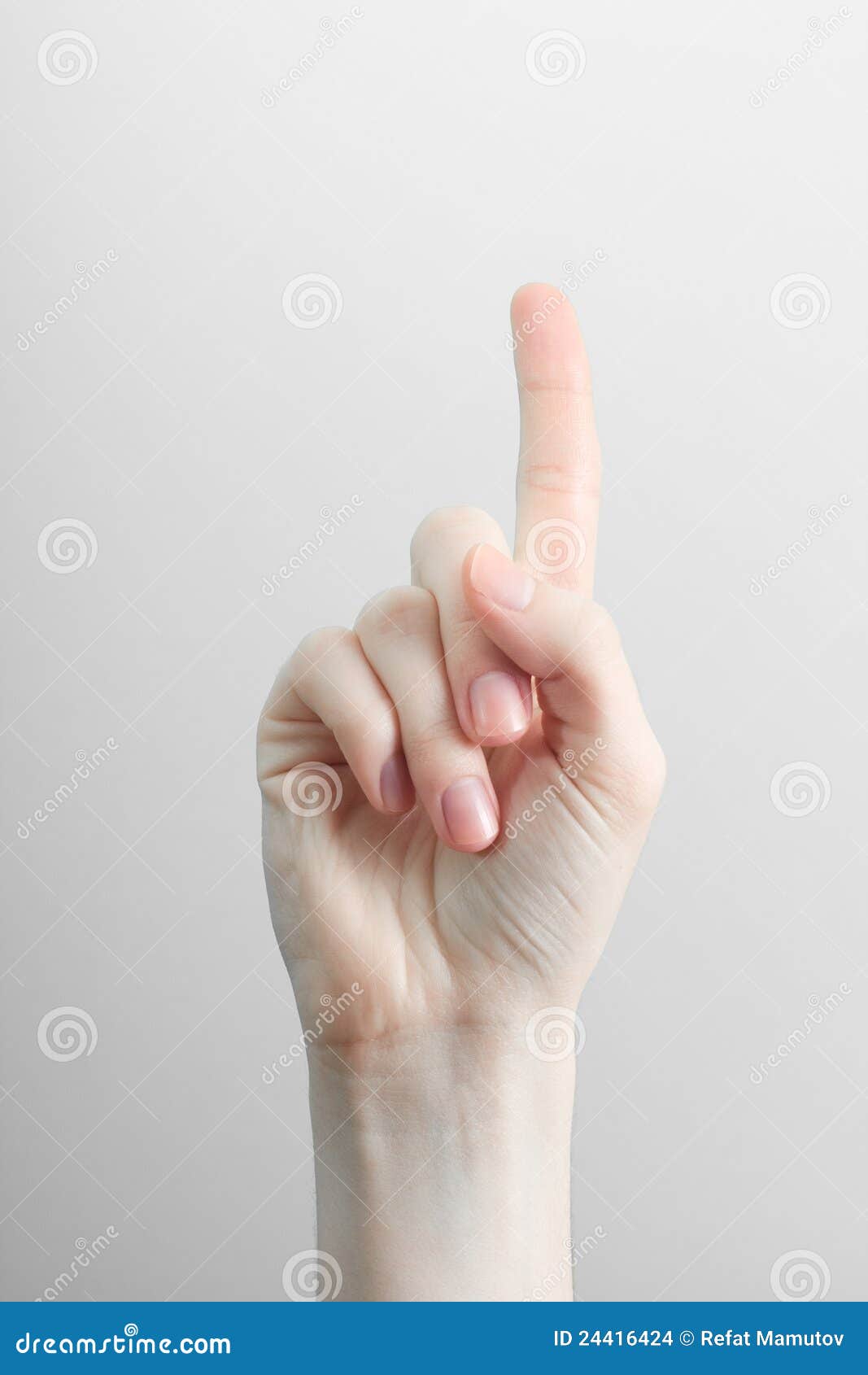 Main avec l'index photo stock. Image du apparence, augmenté - 24416424