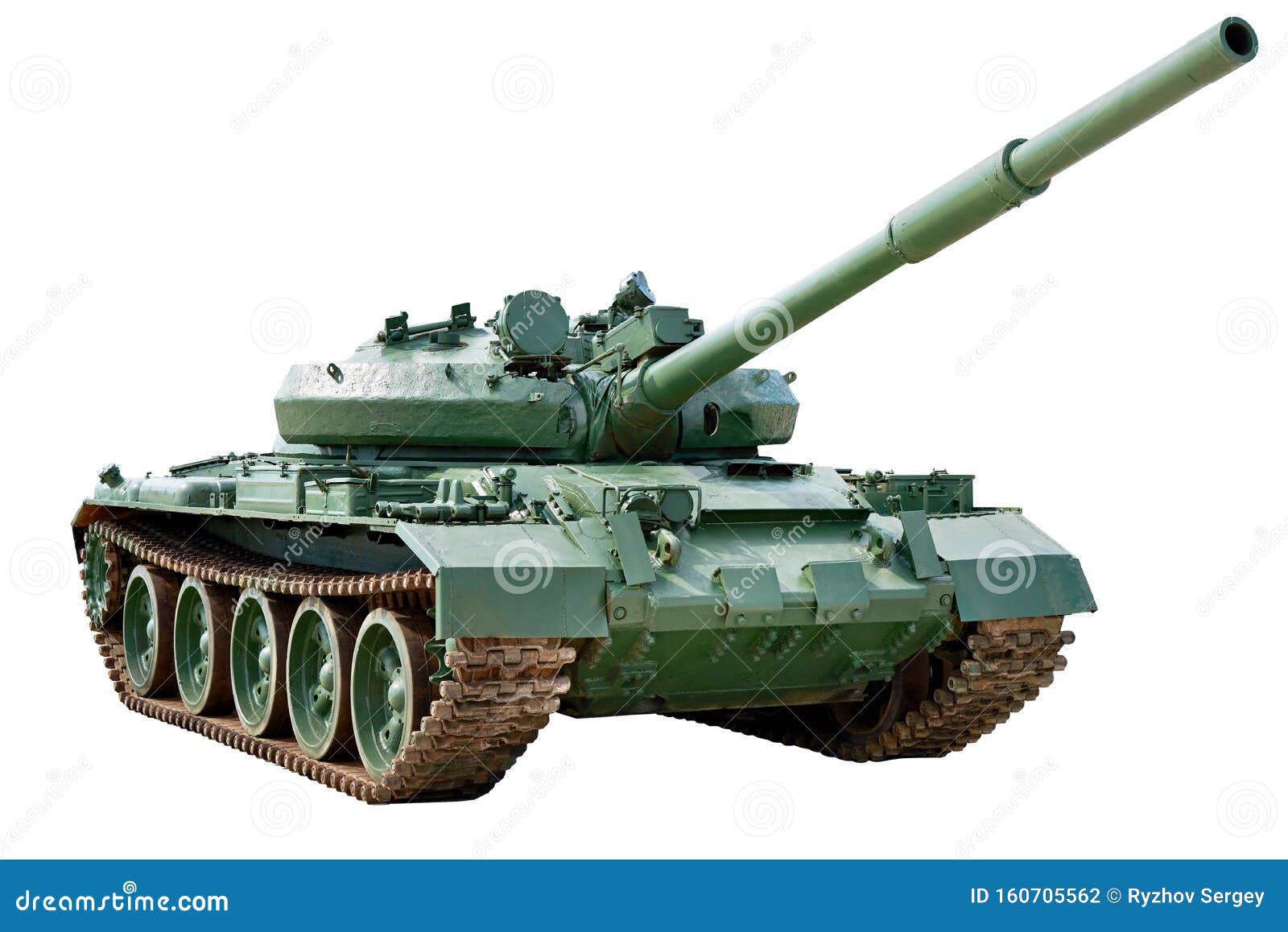 Main Battle Tank Isolated White Stock Photo - Image of weapon, tank ...