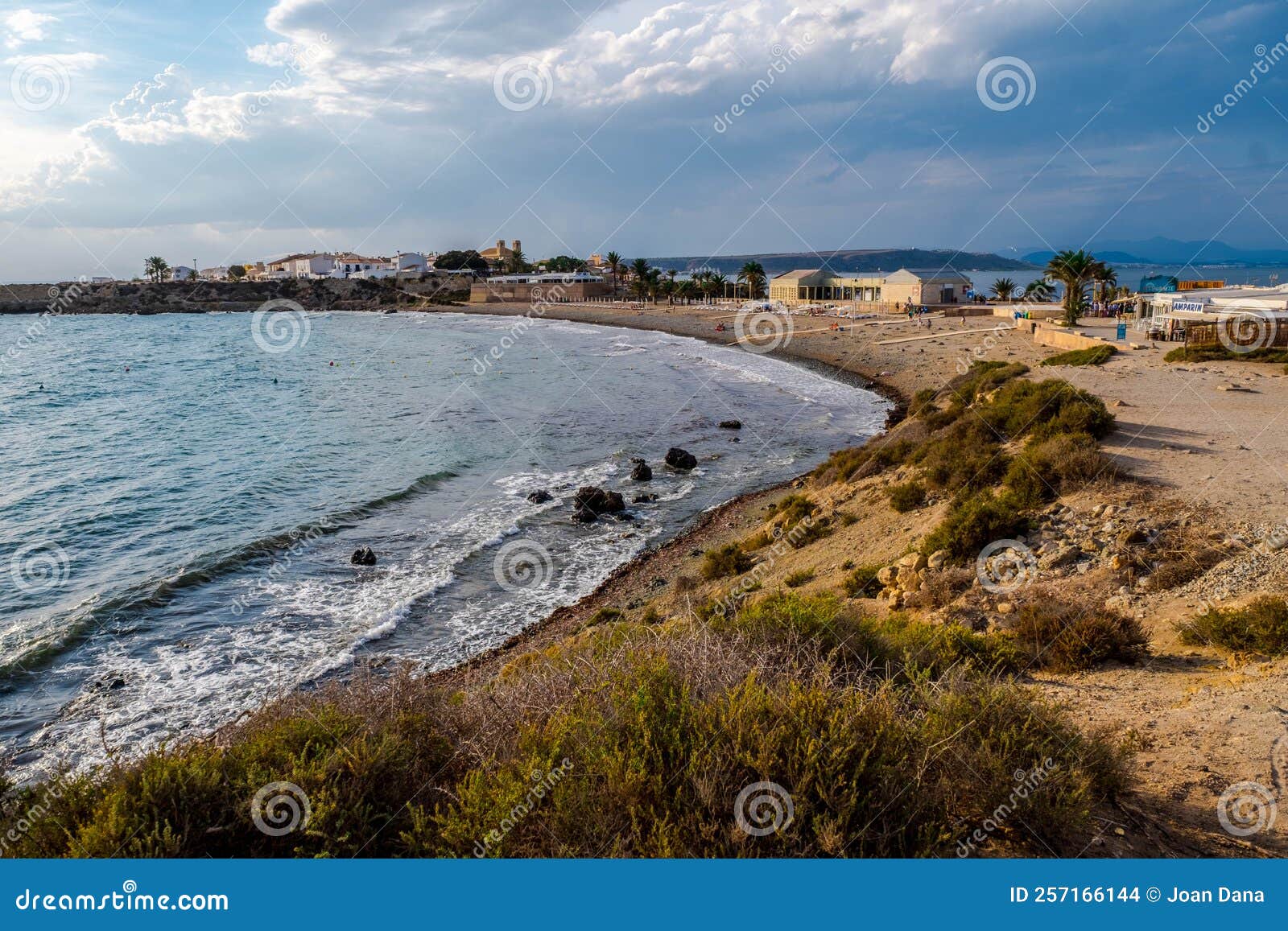 The Main Beach of the Island of Tabarca in the Spanish Mediterranean ...