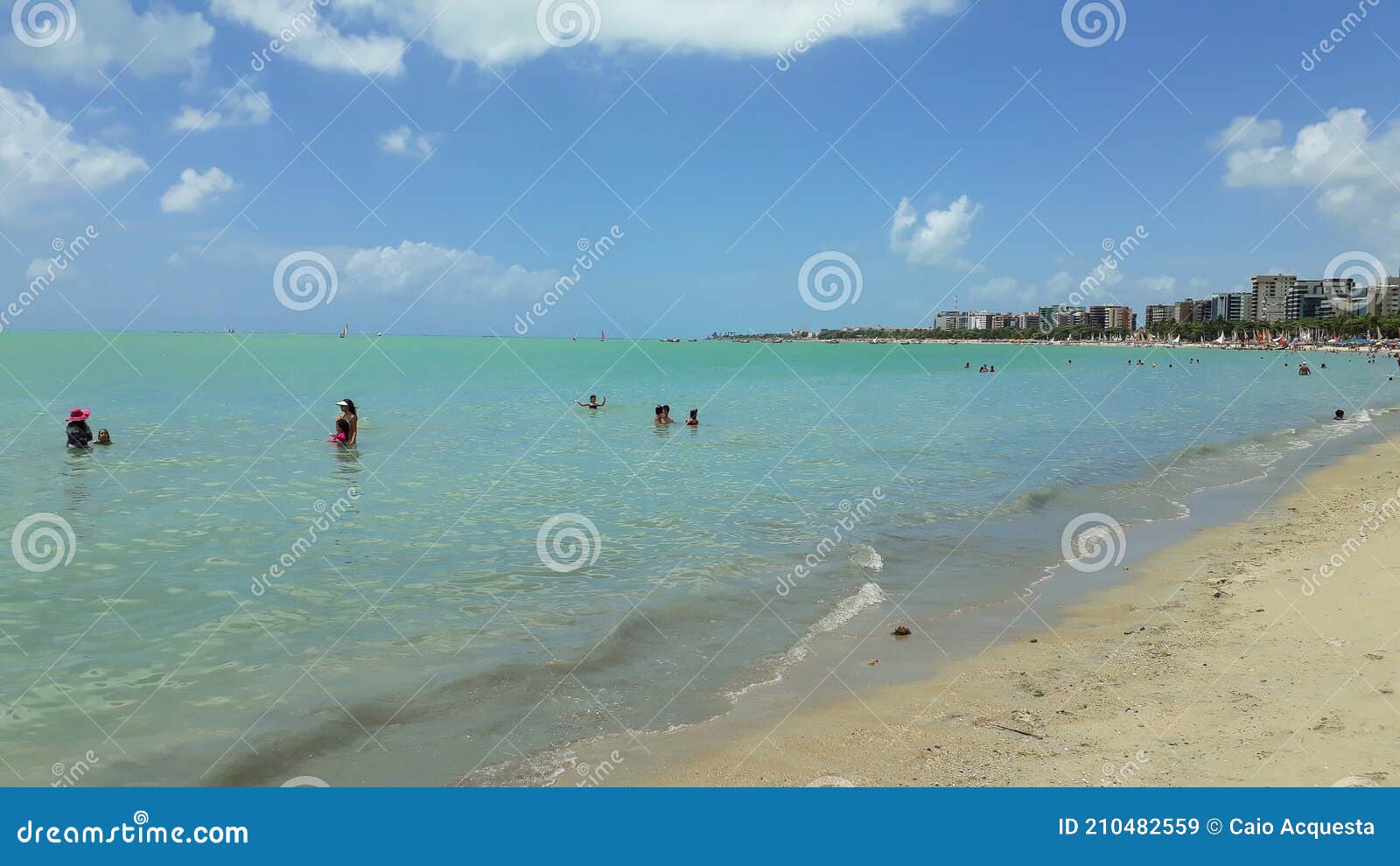 Main Beach of Maceio, Alagoas, Brazil, Called Pajucara Editorial Stock ...