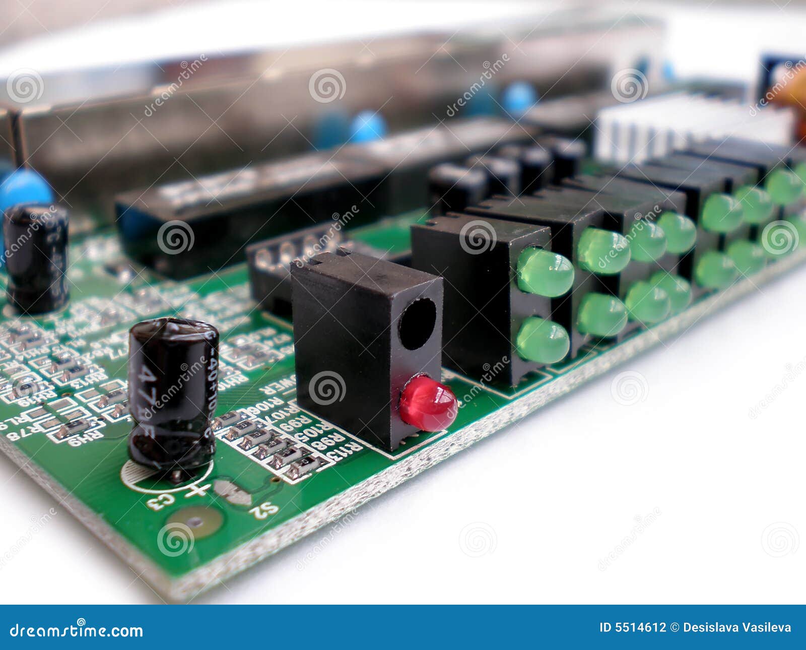 Main board stock photo. Image of desktop, green, circuits - 5514612