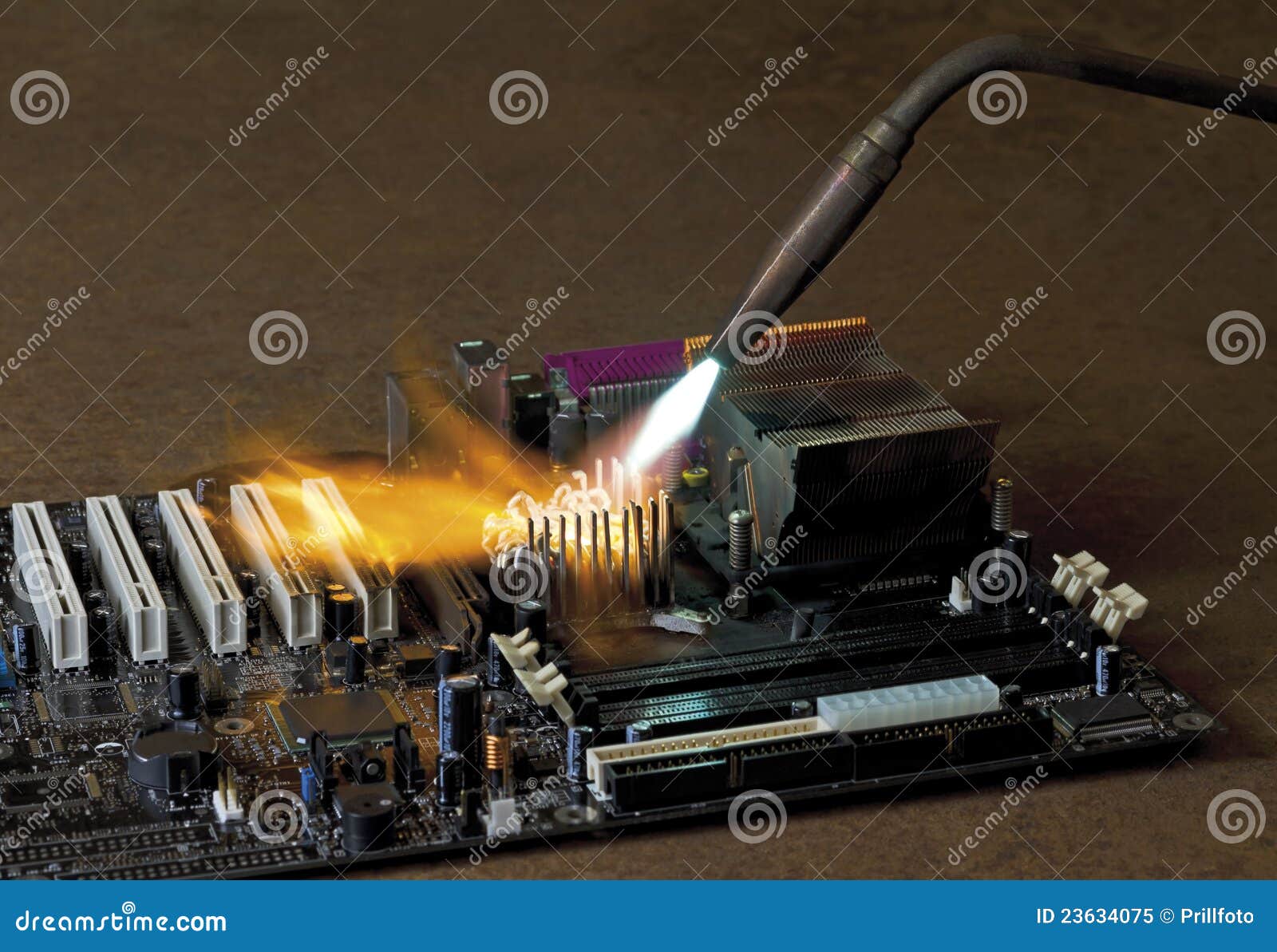 Main board destruction stock image. Image of board, equipment - 23634075