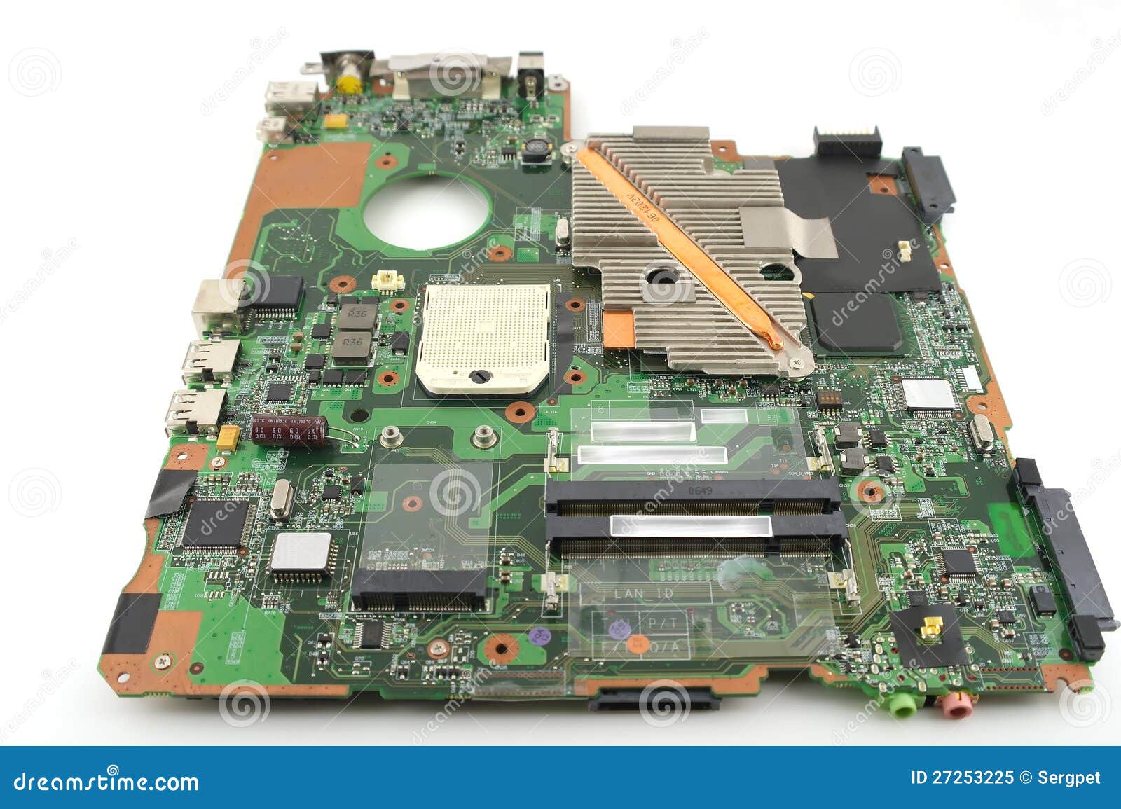Main board for notebook stock image. Image of concept - 27253225