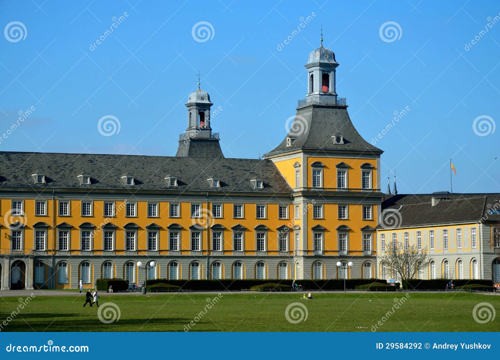 Main Building of Bonn University Stock Photo - Image of architecture ...