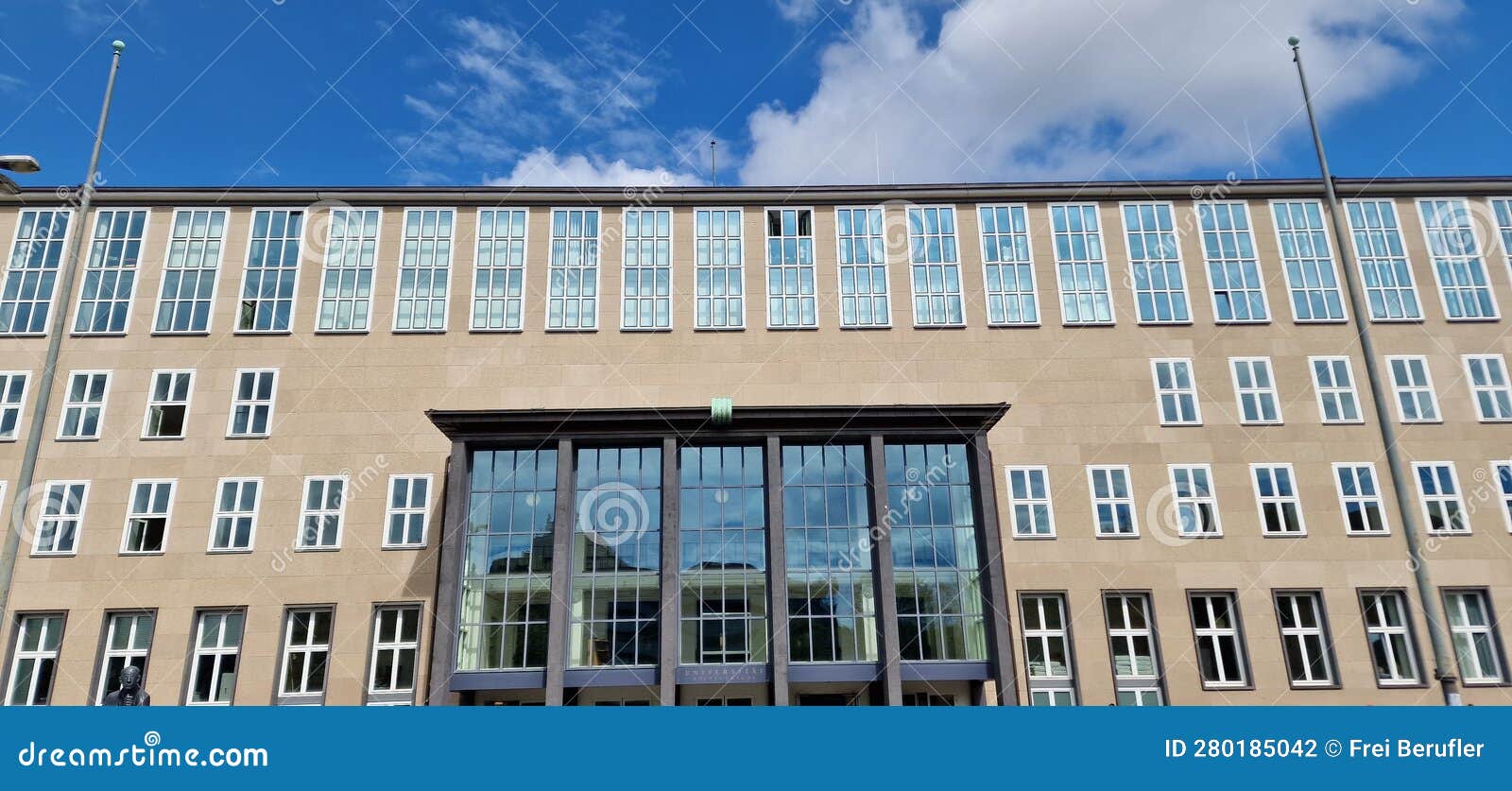 Main Building of the Cologne University Stock Photo - Image of urban ...