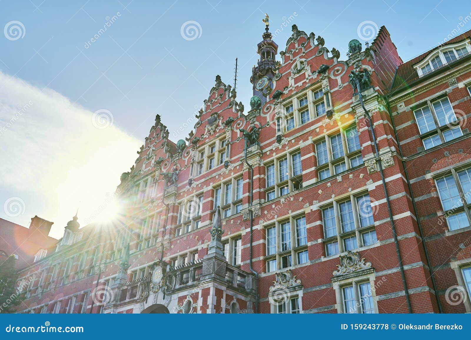 The Main Building of Gdansk University of Technology or Politechnika ... The Main Building of Gdansk University of Technology or Politechnika ...