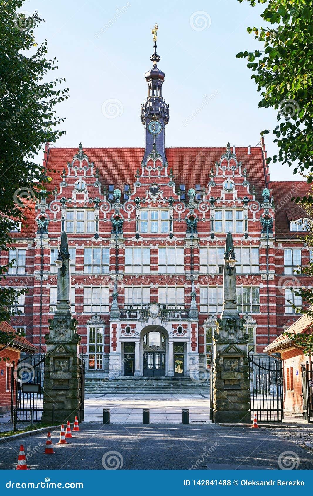 The Main Building of Gdansk University of Technology or Politechnika ... The Main Building of Gdansk University of Technology or Politechnika ...