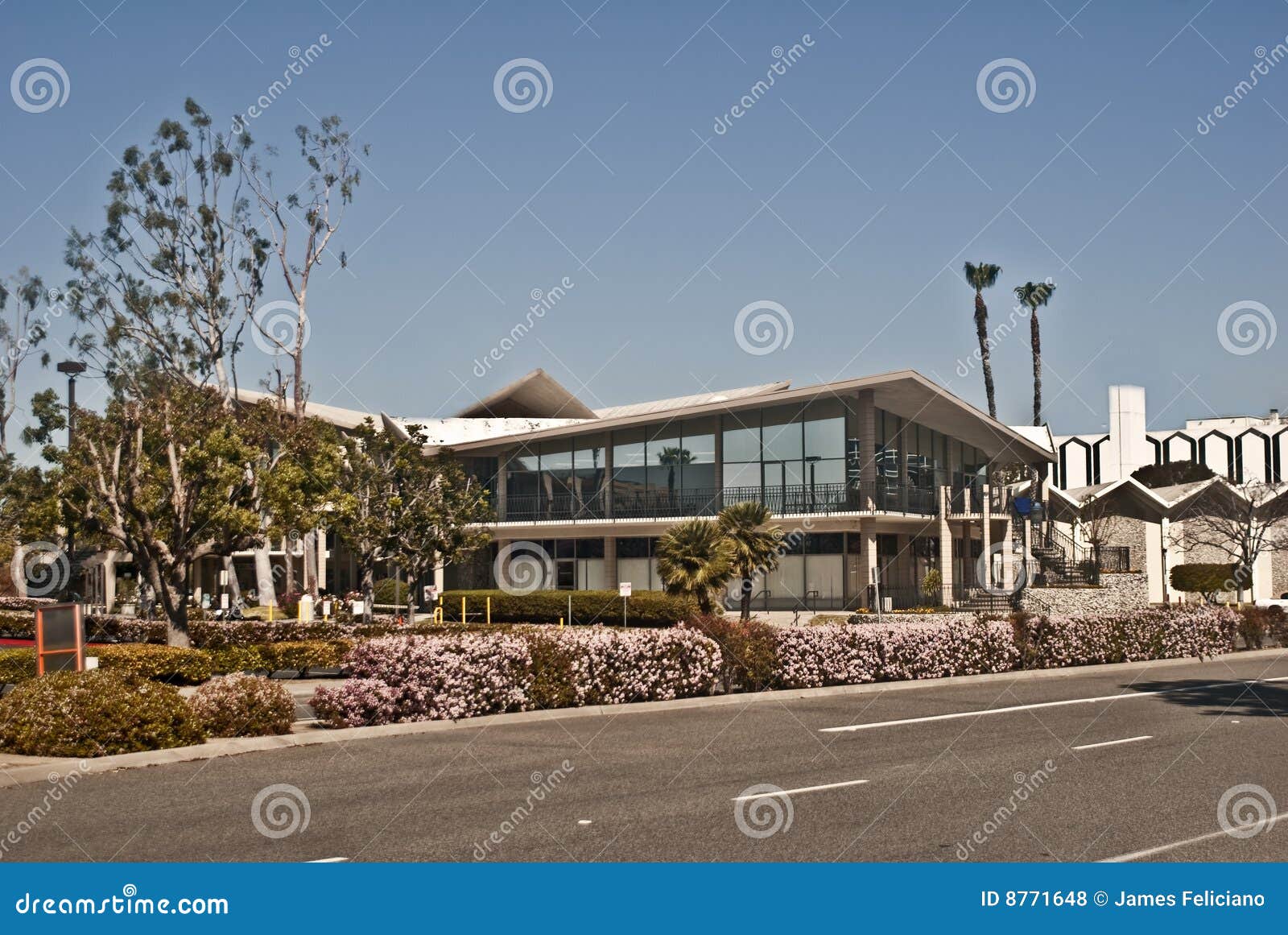 Main Building at Hope International University Stock Photo - Image of ...
