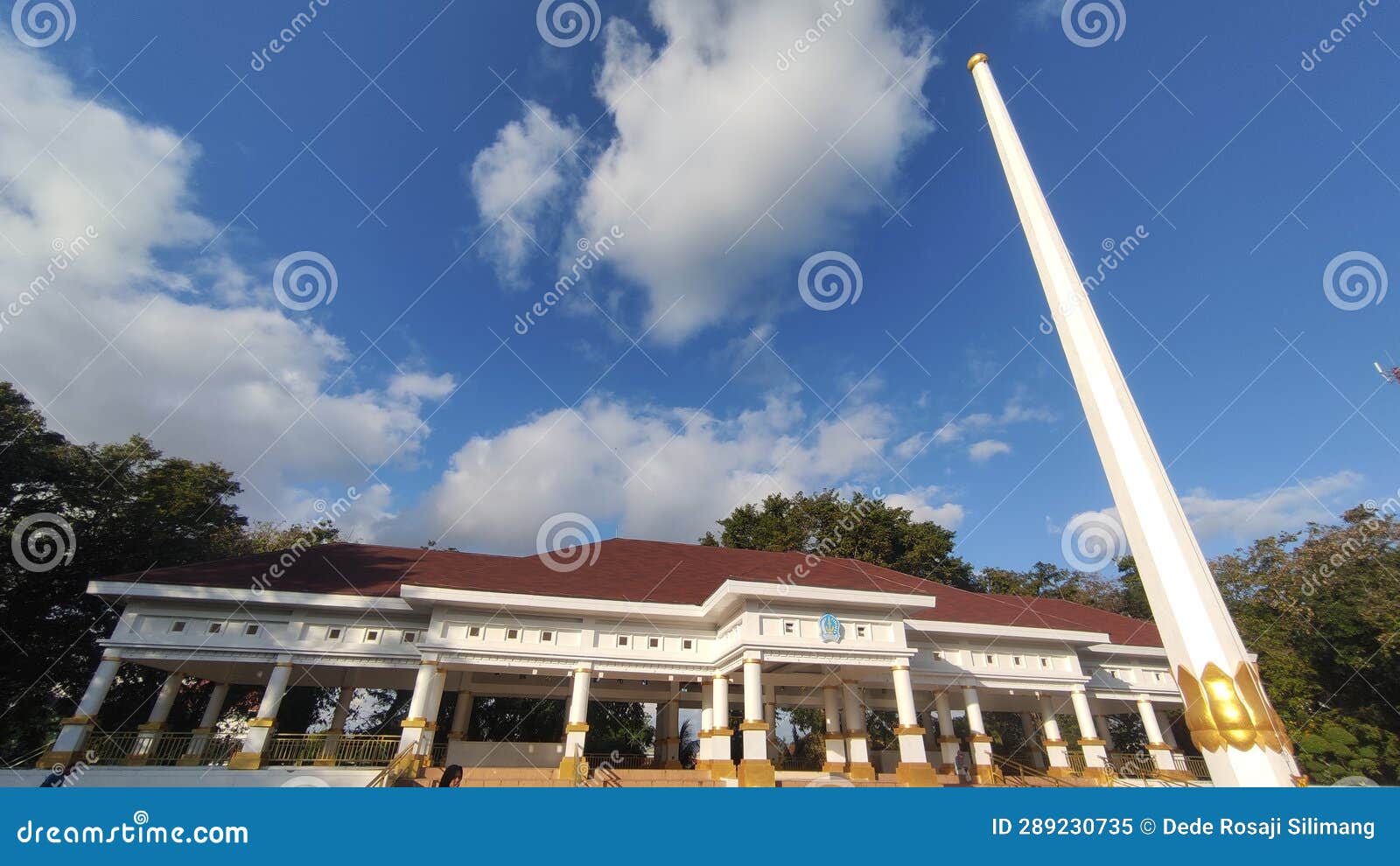 The Main Building of the Merdeka Bone Field Stock Image - Image of ...