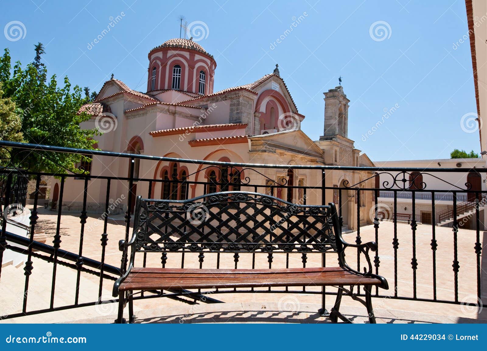 The Main Building of the Monastery of Panagia Kalyviani. Crete, Greece ...