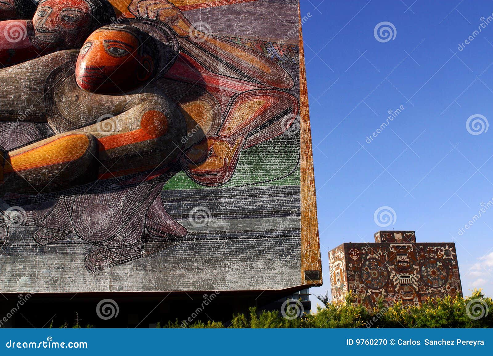 Main building at UNAM editorial image. Image of campus - 9760270