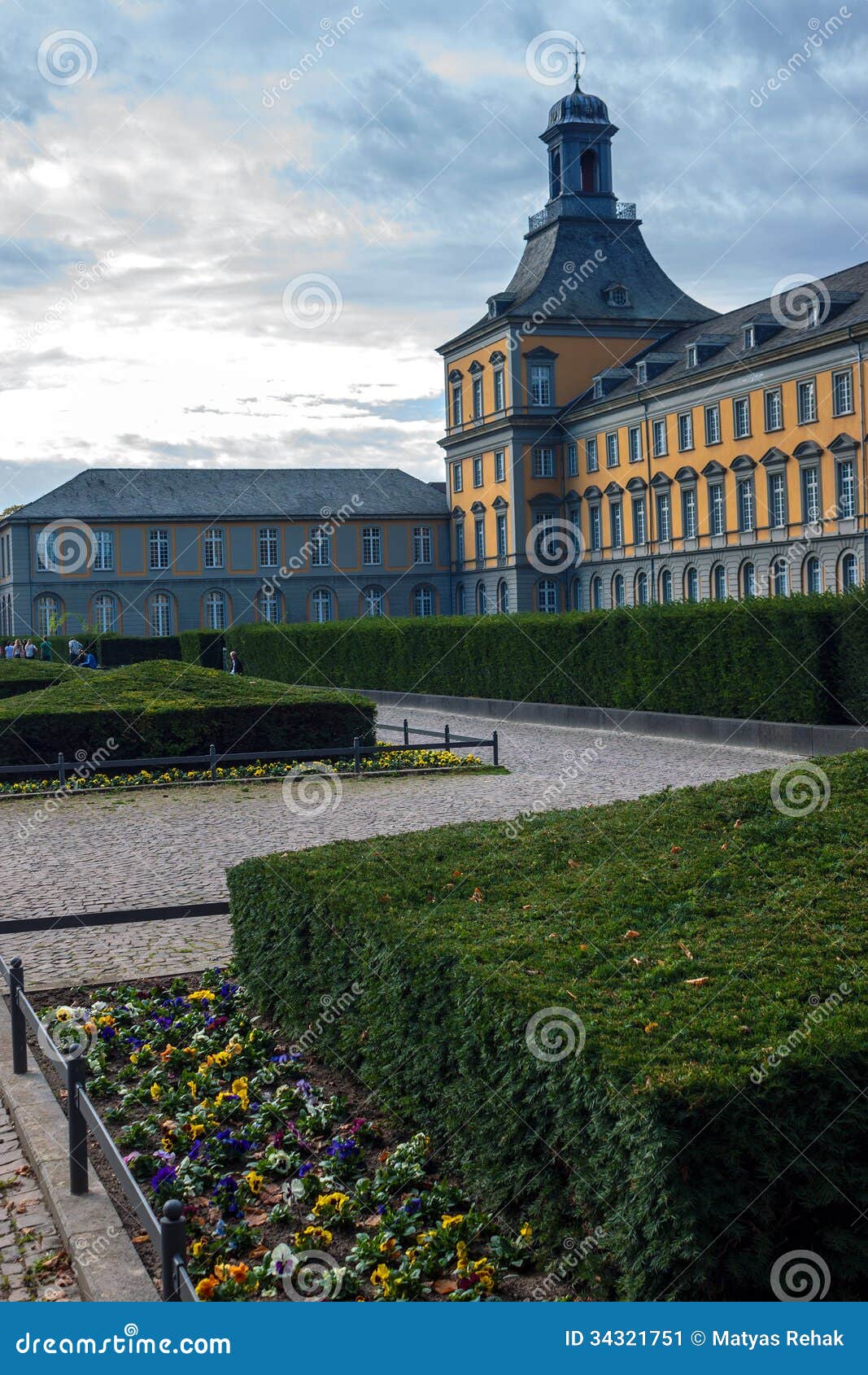 Main Building of University in Bonn Stock Image - Image of education ...