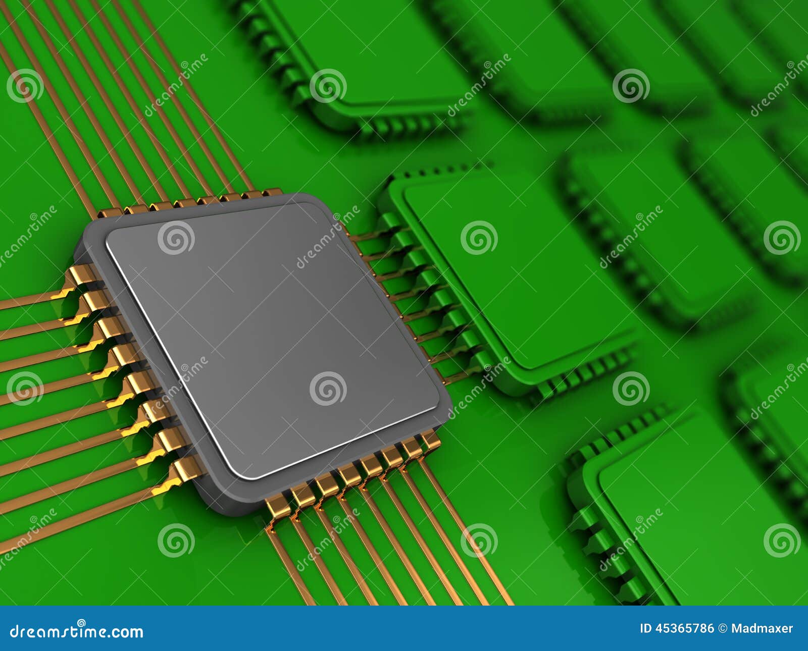 Main chip stock illustration. Illustration of internet - 45365786