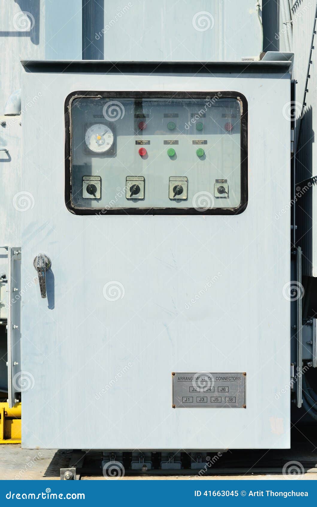 Main Circuit Breaker in Factory Stock Image - Image of current ...