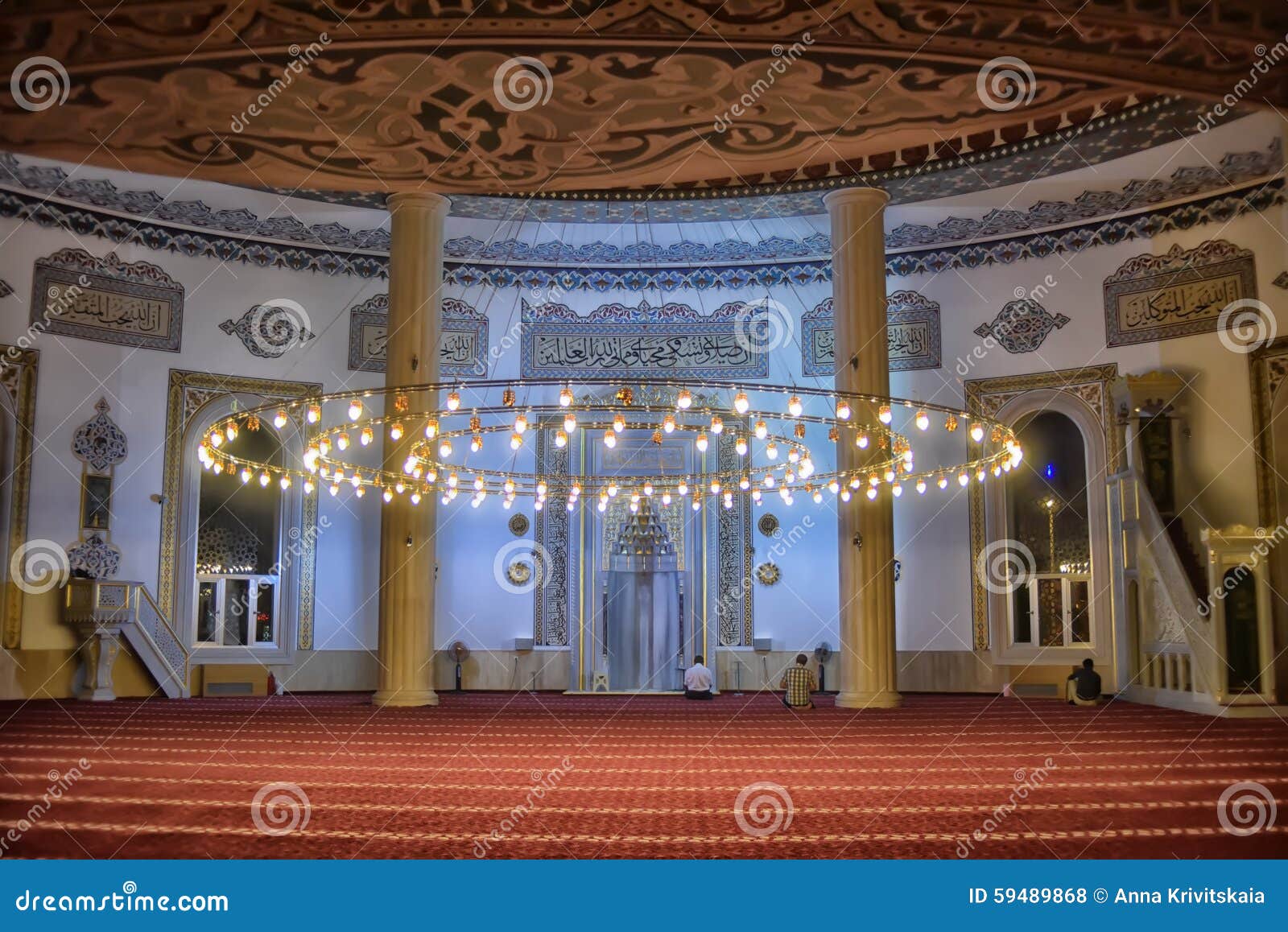 The main city mosque editorial stock photo. Image of constantinople ...