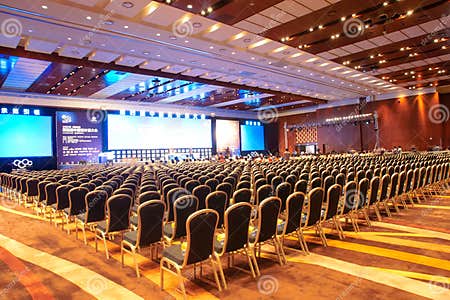Main Conference Hall editorial stock image. Image of conference - 24980034
