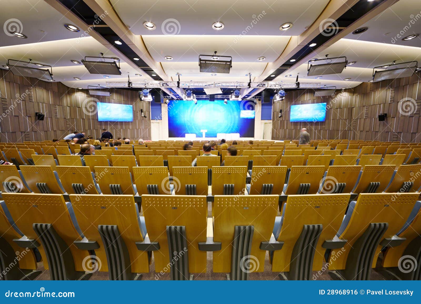 Main Conference Hall in International Multimedia Center Editorial Photo ...