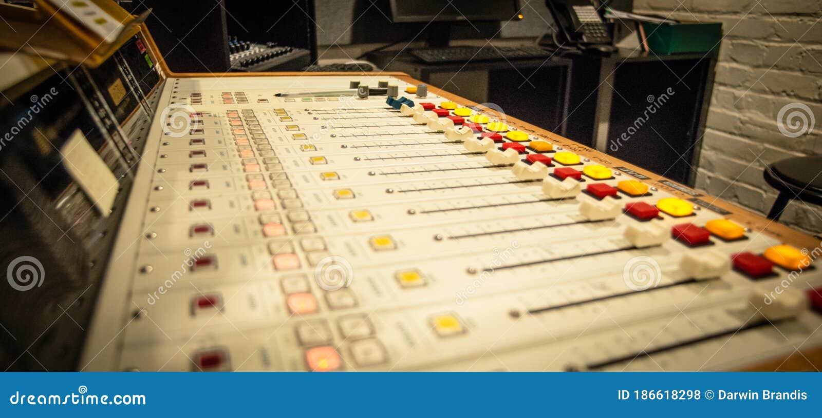 Radio Station Control Room