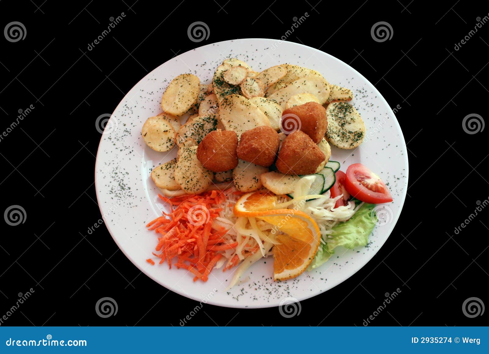 Main Course stock photo. Image of aliment, dish, plate - 2935274