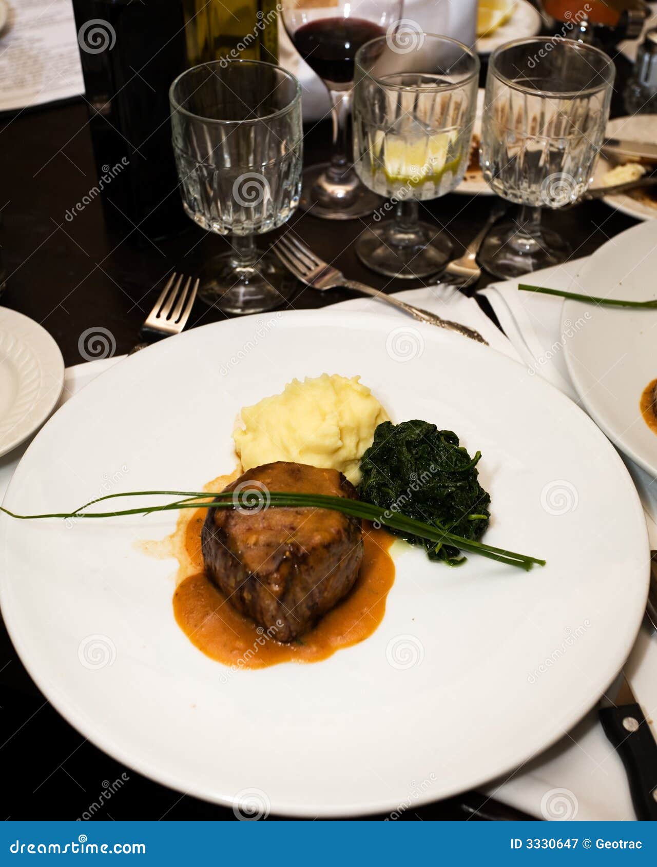 Main course stock image. Image of professional, macro - 3330647