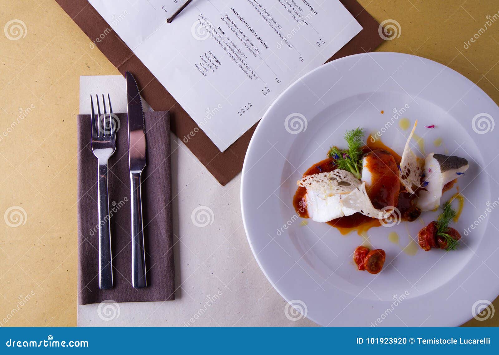 Main Course in Gourmet Style Stock Photo - Image of food, healthy ...