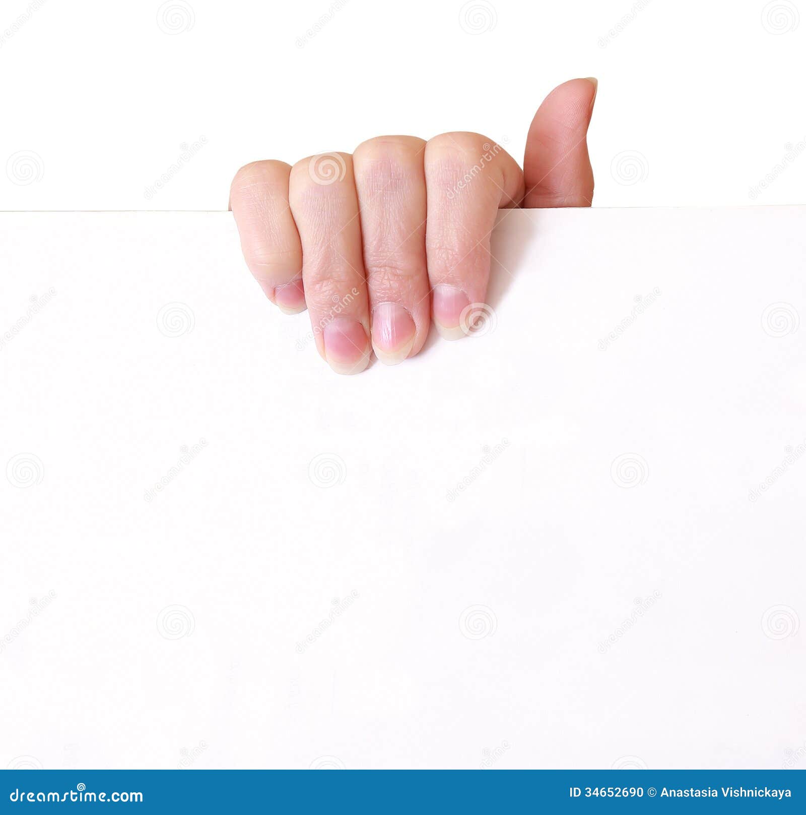 Main De Femme Tenant Le Papier Vide Photo stock - Image du concept ... Main De Femme Tenant Le Papier Vide Photo stock - Image du concept ...