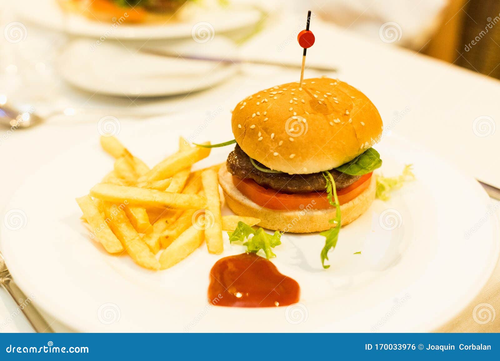 Main Dish during an Event or Wedding Stock Photo - Image of delicious ...