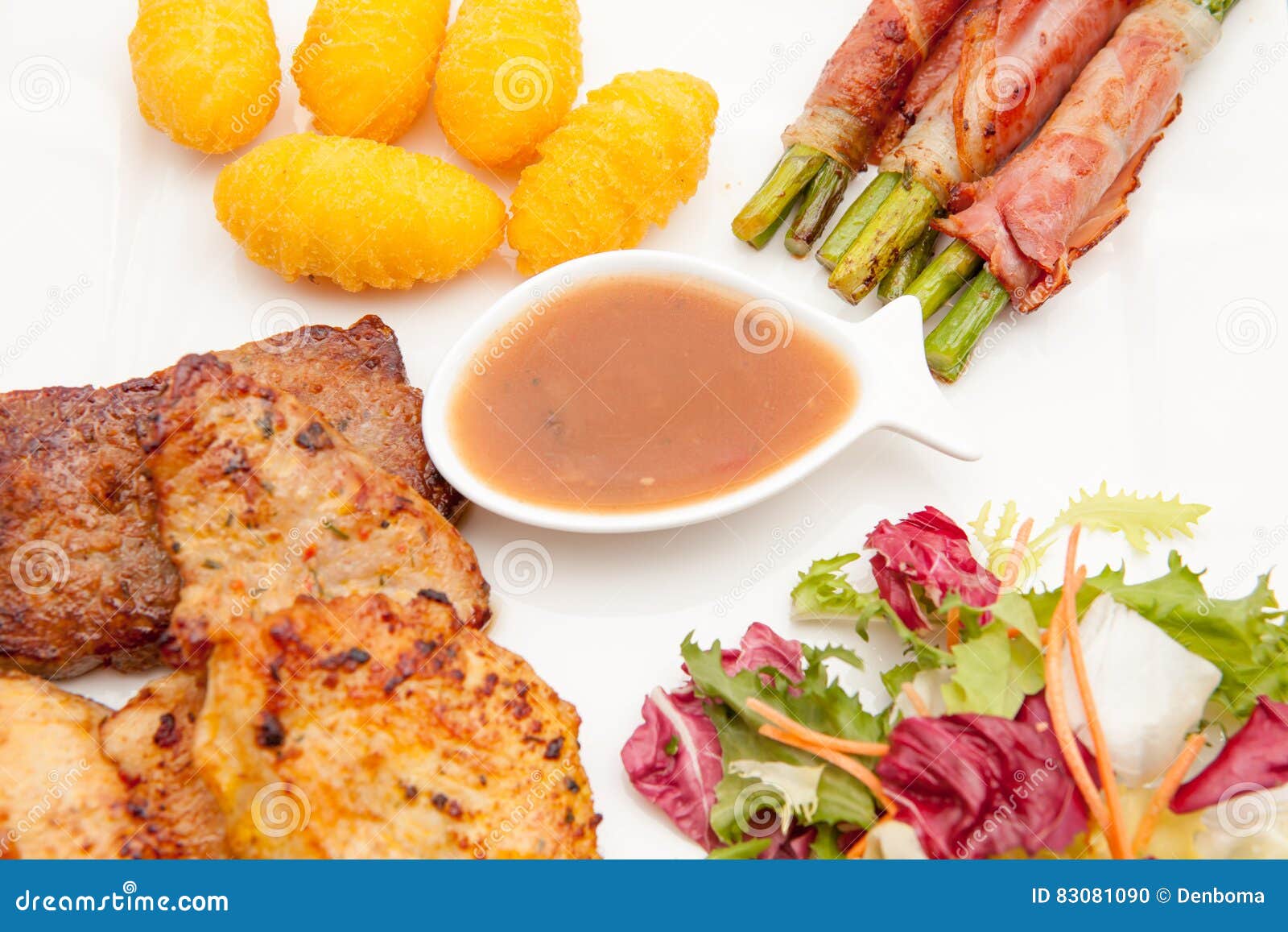 Main dish with meat stock photo. Image of grilled, roasted - 83081090