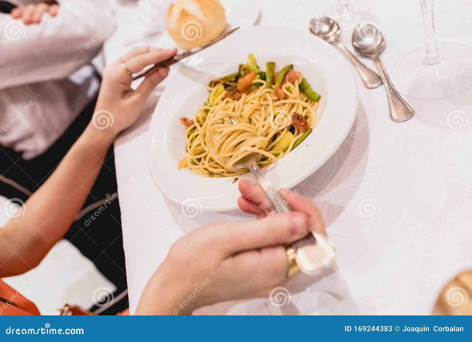 Main Dish Served in a Wedding Restaurant Stock Image - Image of event ...