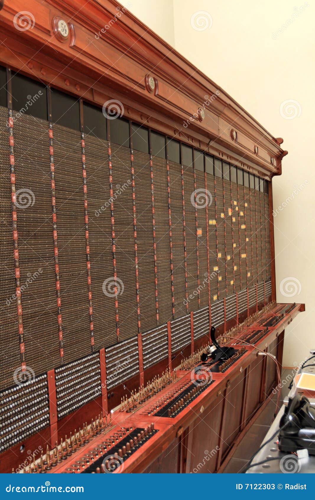 Main distributing frame stock image. Image of mixer, station - 7122303