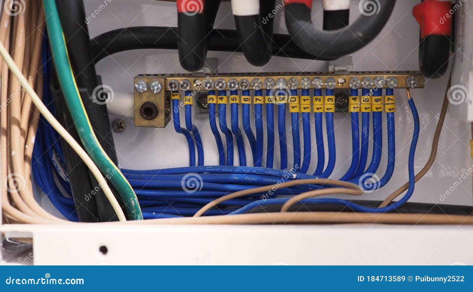 Main Distribution Board in Home . No People Stock Image - Image of ...
