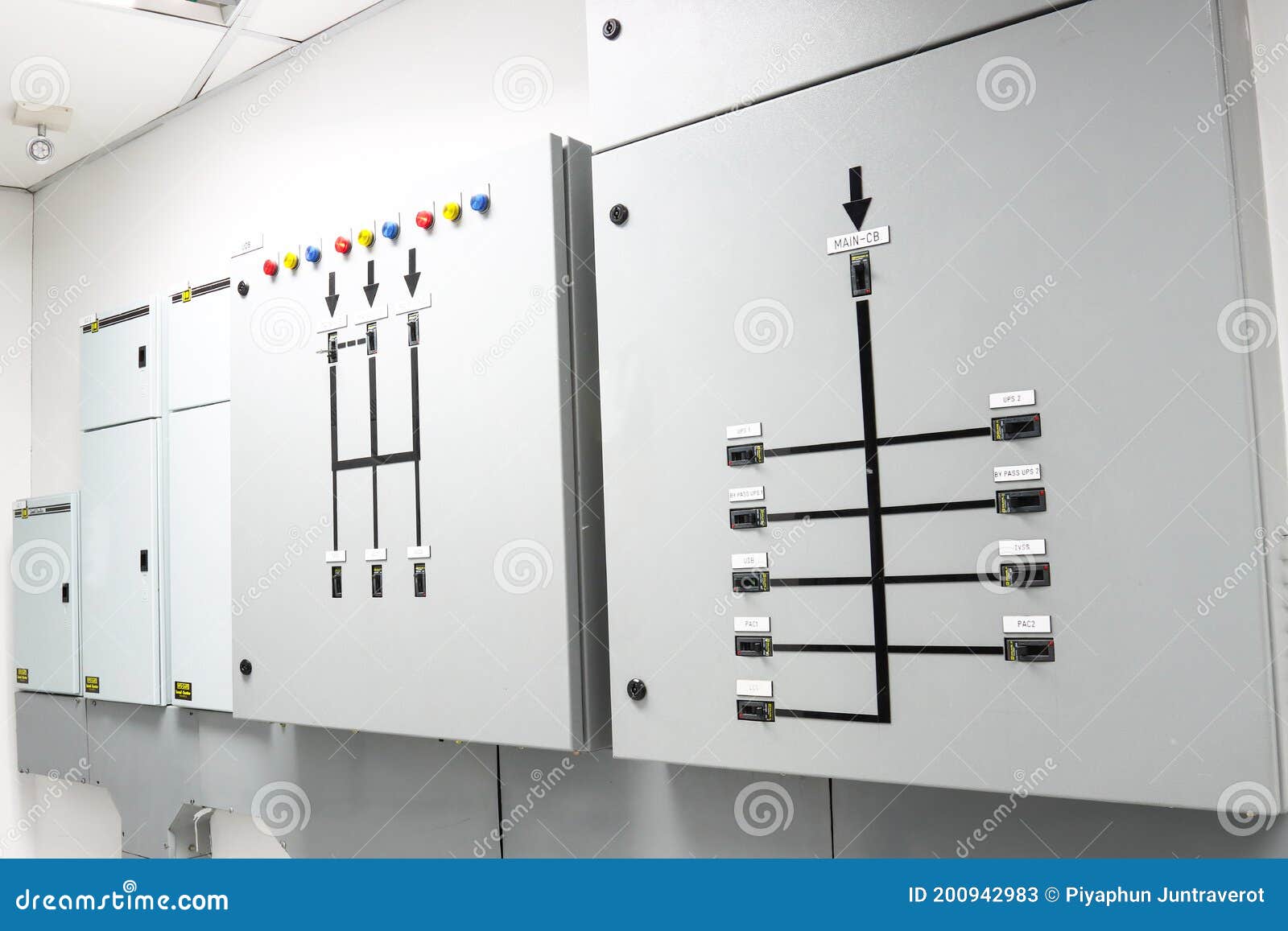 Main Distribution Board Control The Power Failure From The Building ...