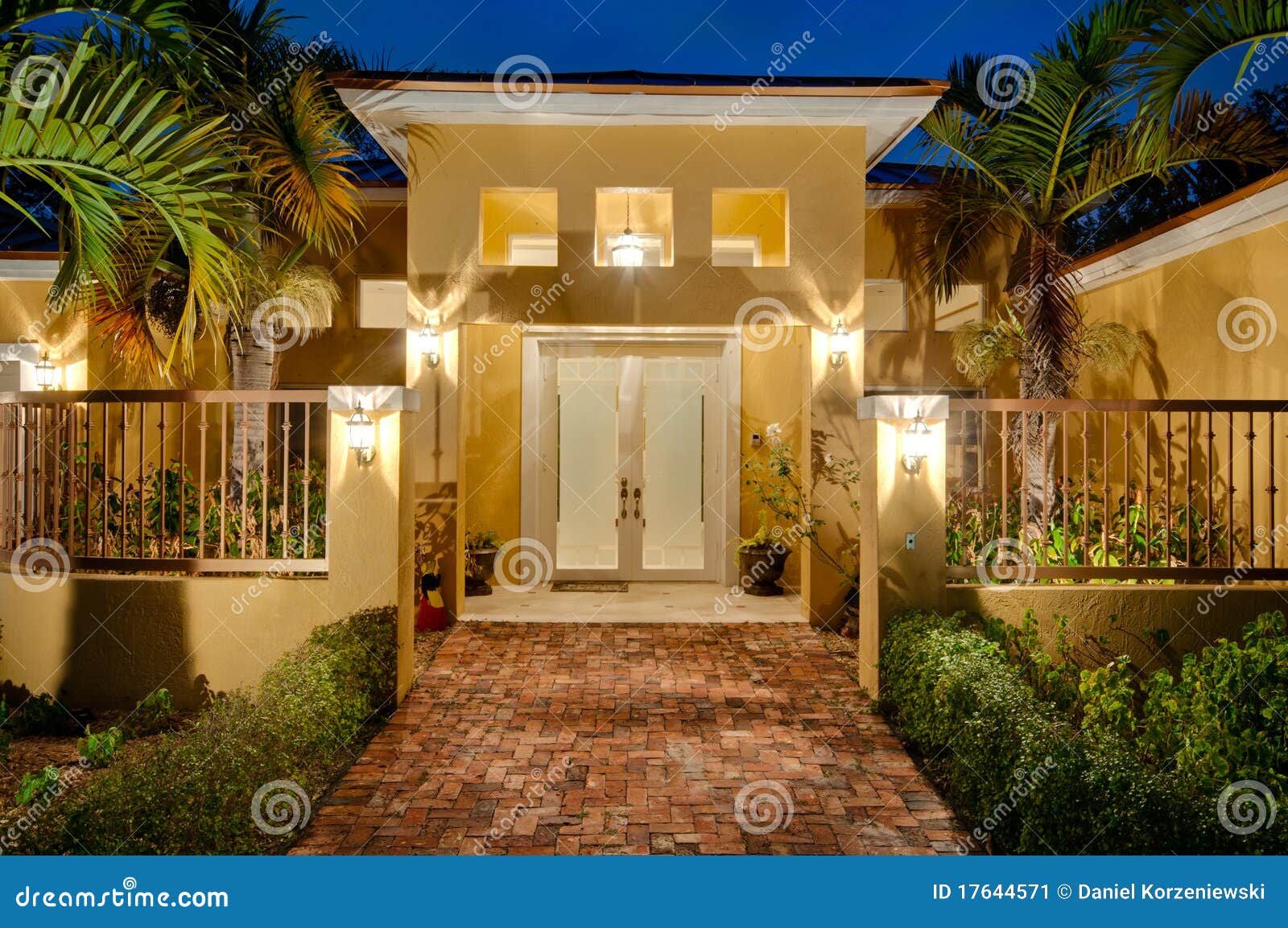 Main entrance stock image. Image of garden, architectural - 17644571
