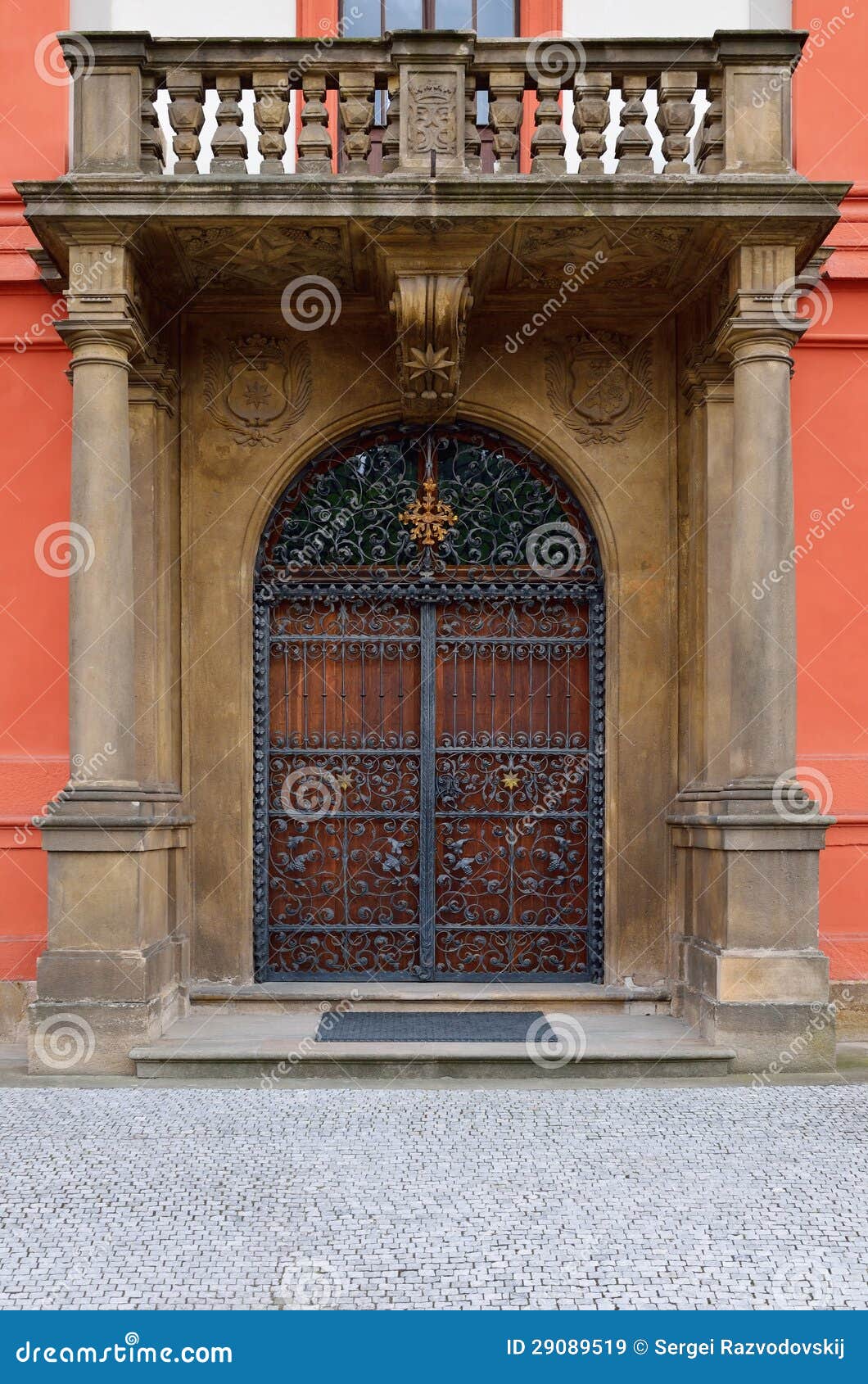 Main Entrance stock image. Image of moulding, outdoor - 29089519