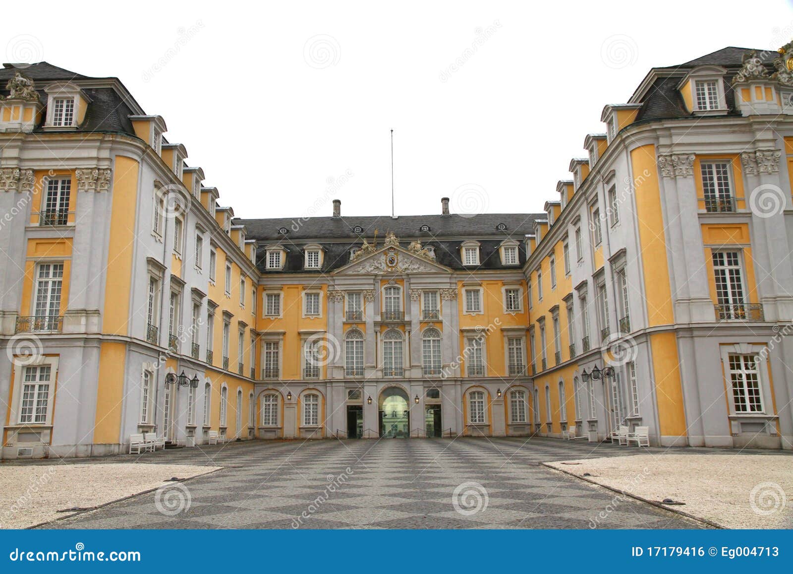 Main Entrance of Augustusburg Palace Stock Photo - Image of ...