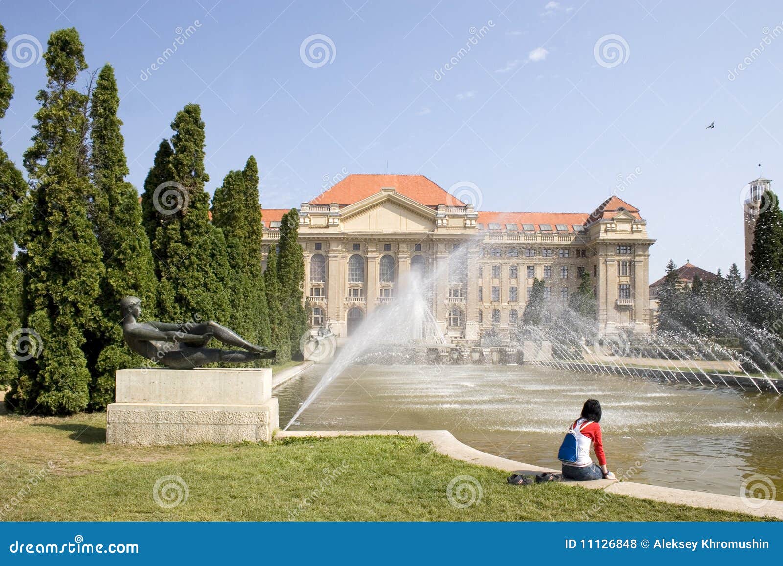 Main Entrance of University Stock Photo - Image of campus, horisontal ...