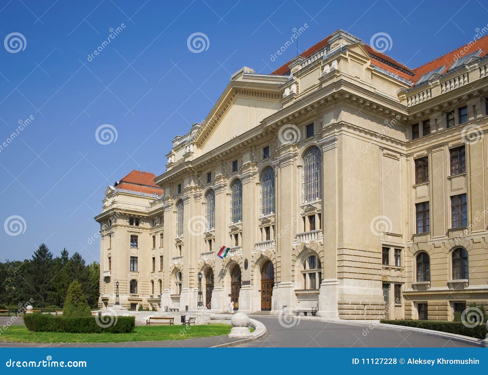 Main Entrance of University Stock Photo - Image of blue, main: 11127228