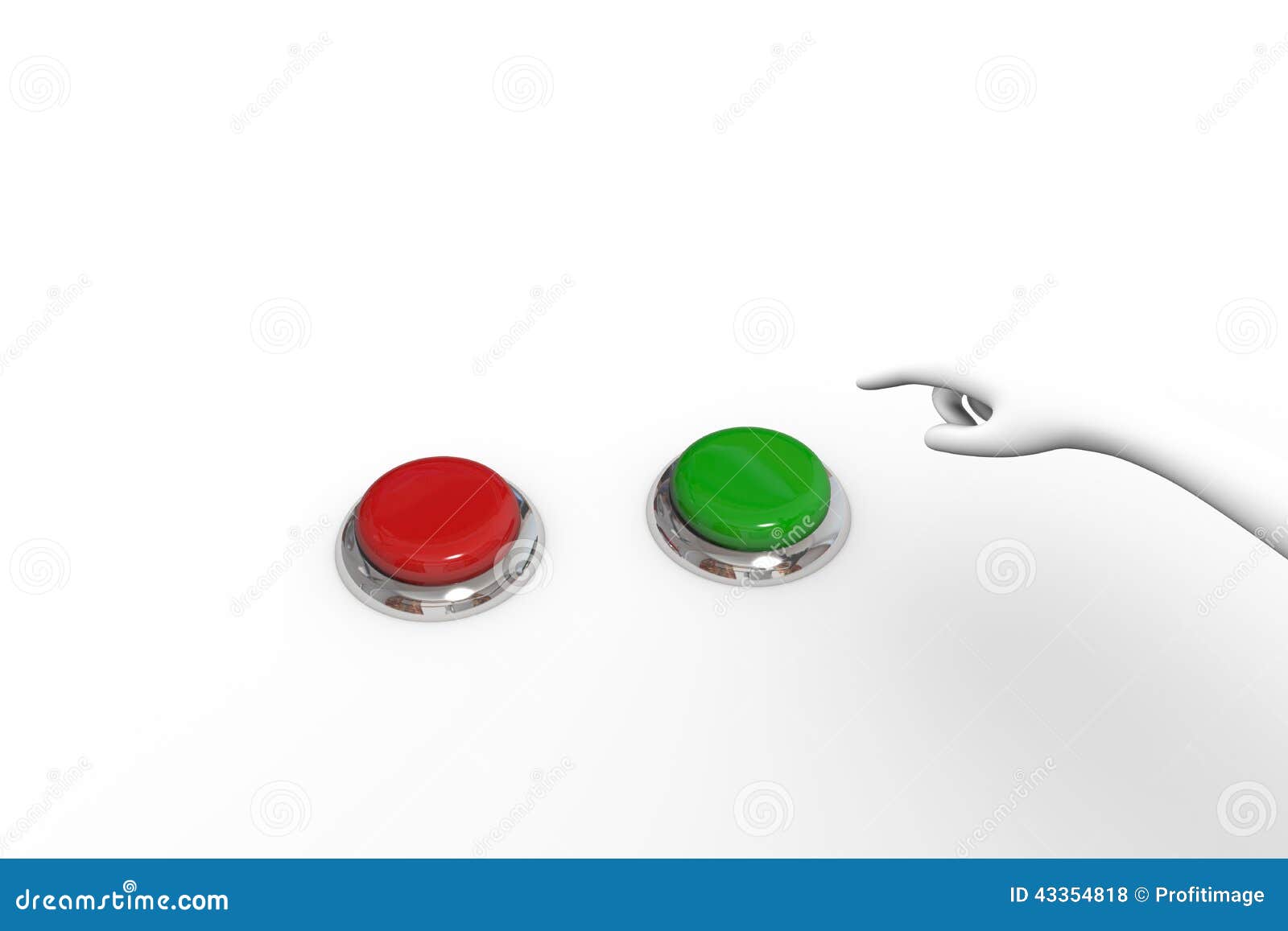 Main et boutons 2 illustration stock. Illustration du prêt - 43354818