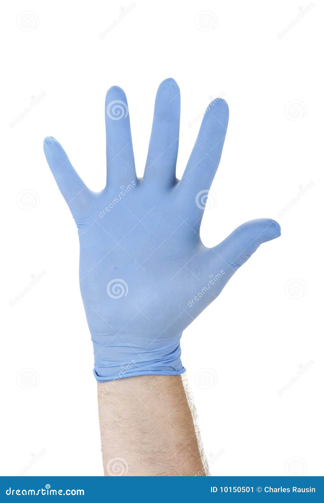 Main et gant chirurgical image stock. Image of gant, étanche - 10150501