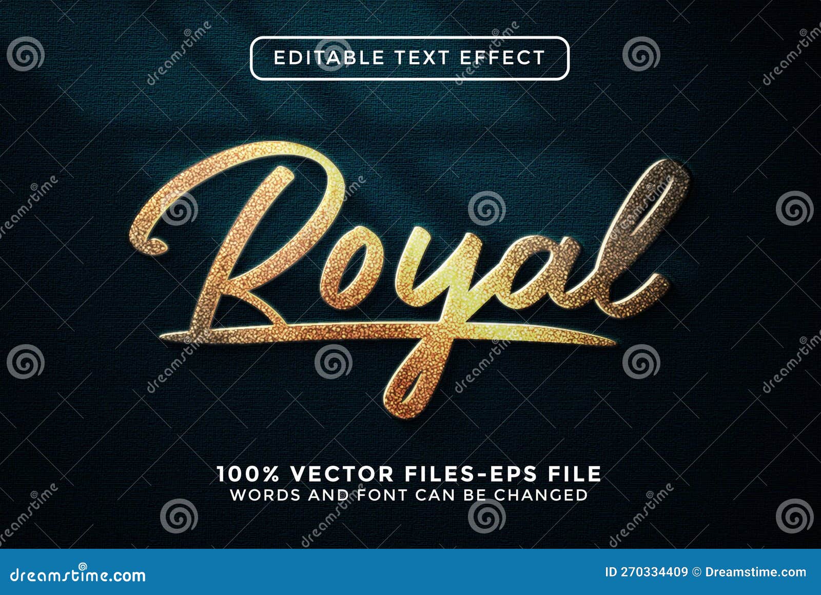 Royal Editable Vectors Text Effect Stock Vector - Illustration of ...