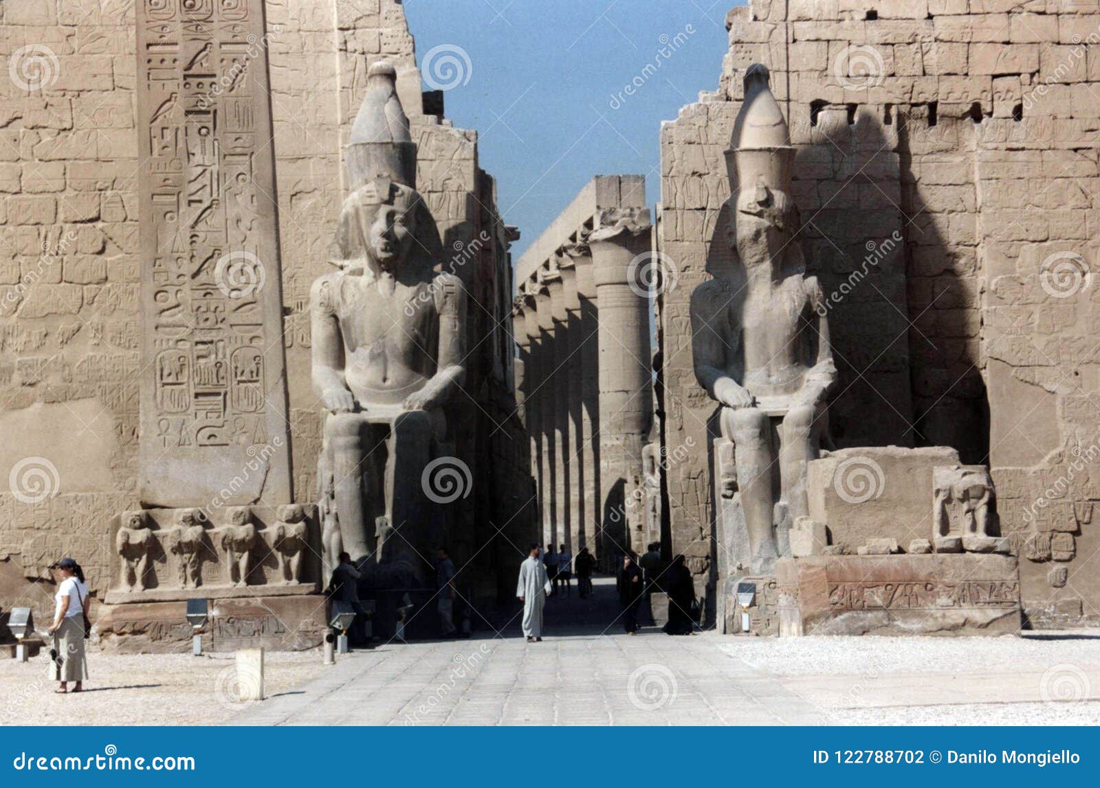 Luxor temple gate editorial photography. Image of culture - 122788702